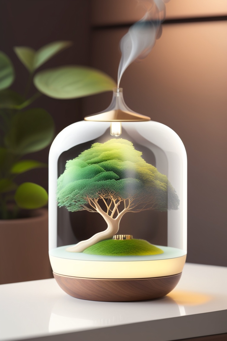 Lexica - The ZenMist Aura Diffuser combines tranquility and elegance in ...