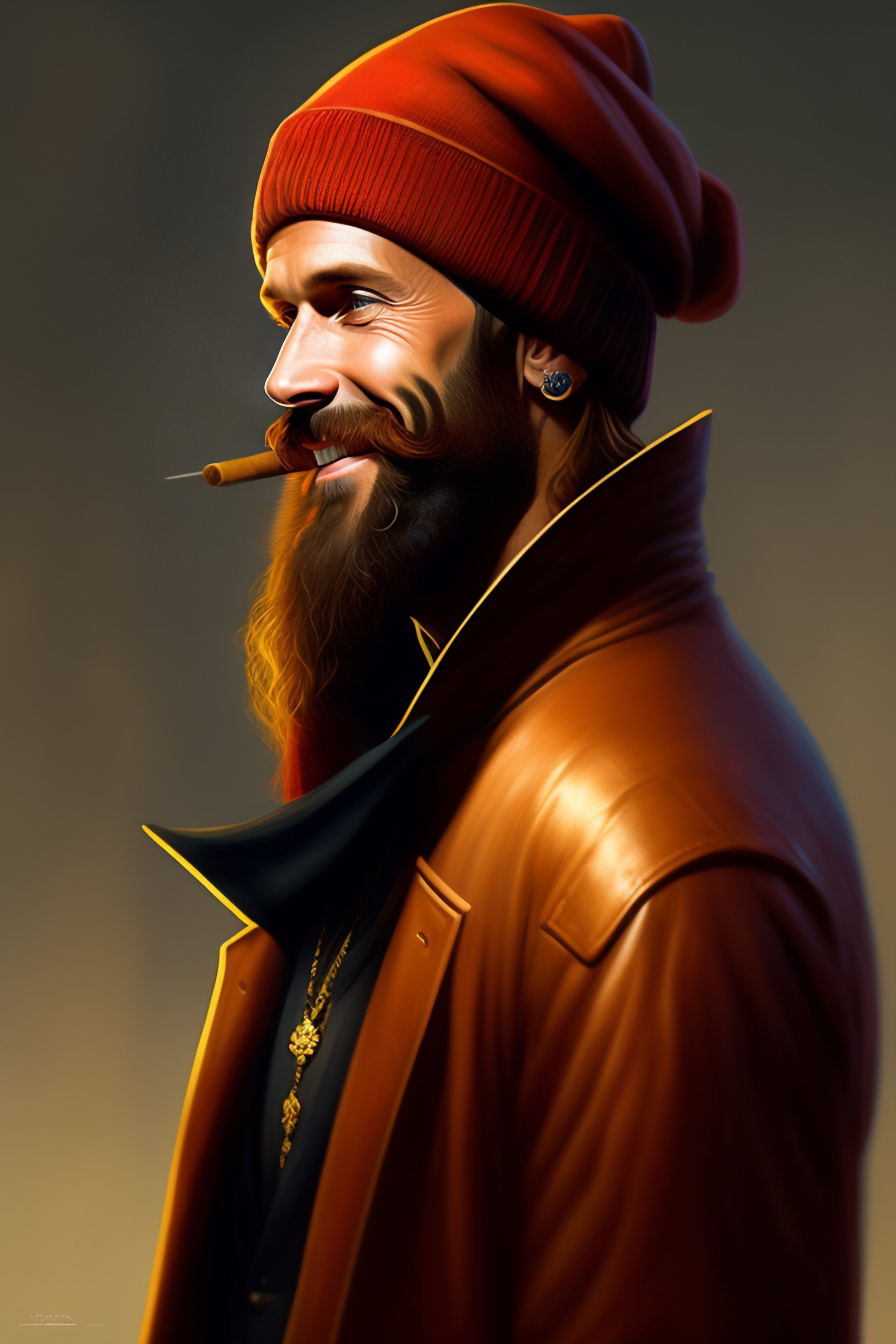 Lexica - Petter stormare, with full beard, biting a cigar, with beanie ...