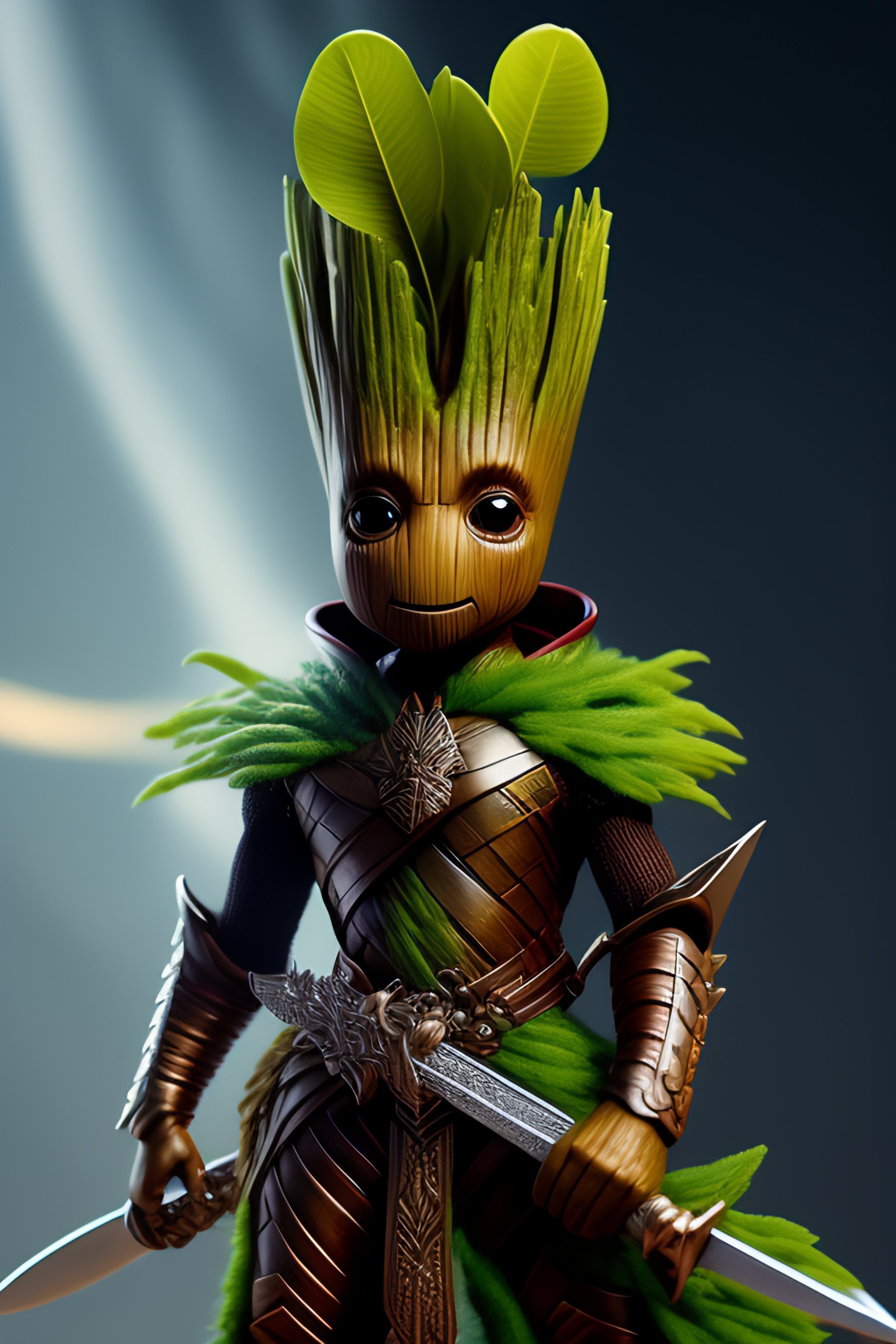 Lexica - Groot mixed with sword