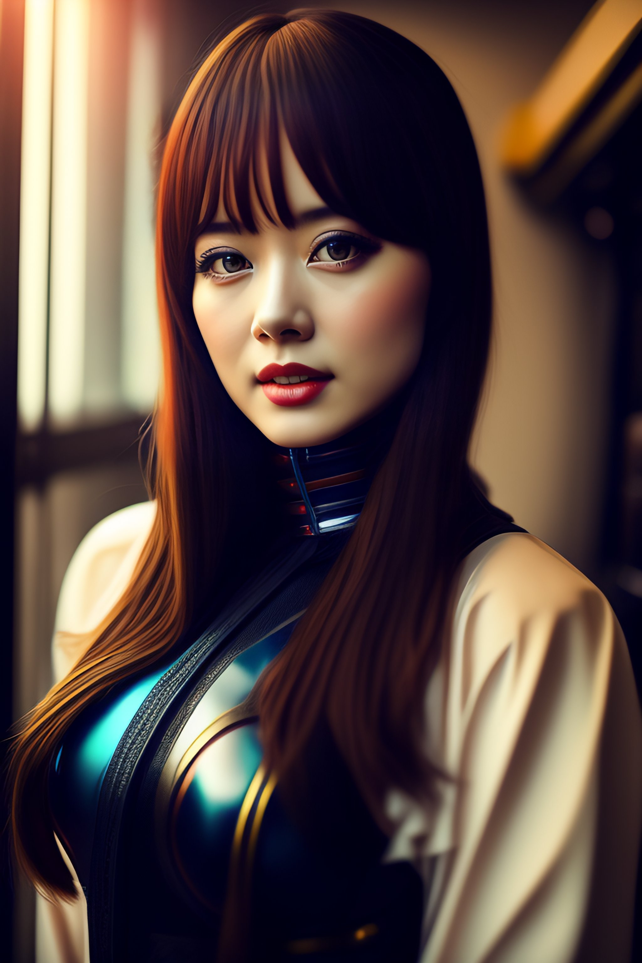 Lexica Photoreal Cosplay Cosplayer Cyber Punk Kanna Hashimoto