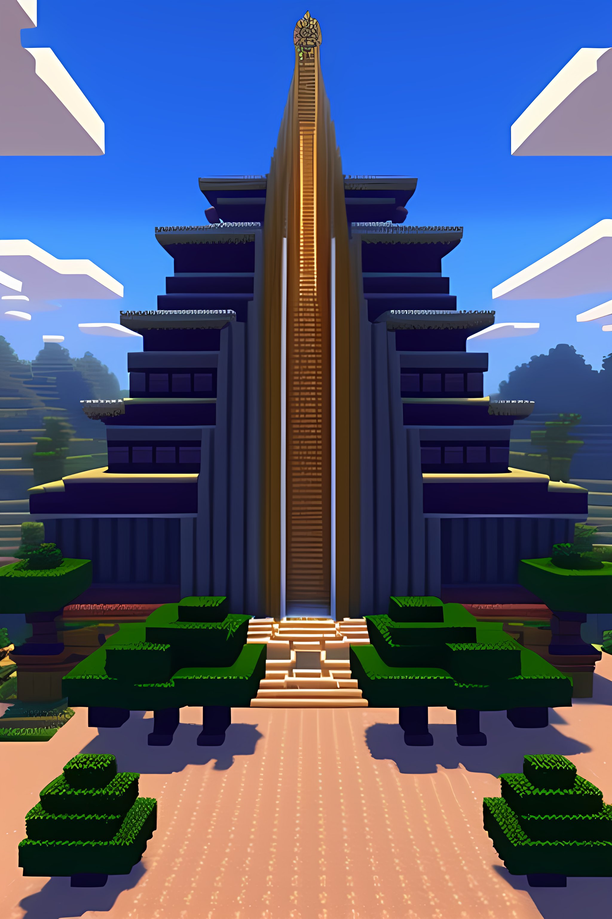 Lexica - Mystical temple in minecraft,