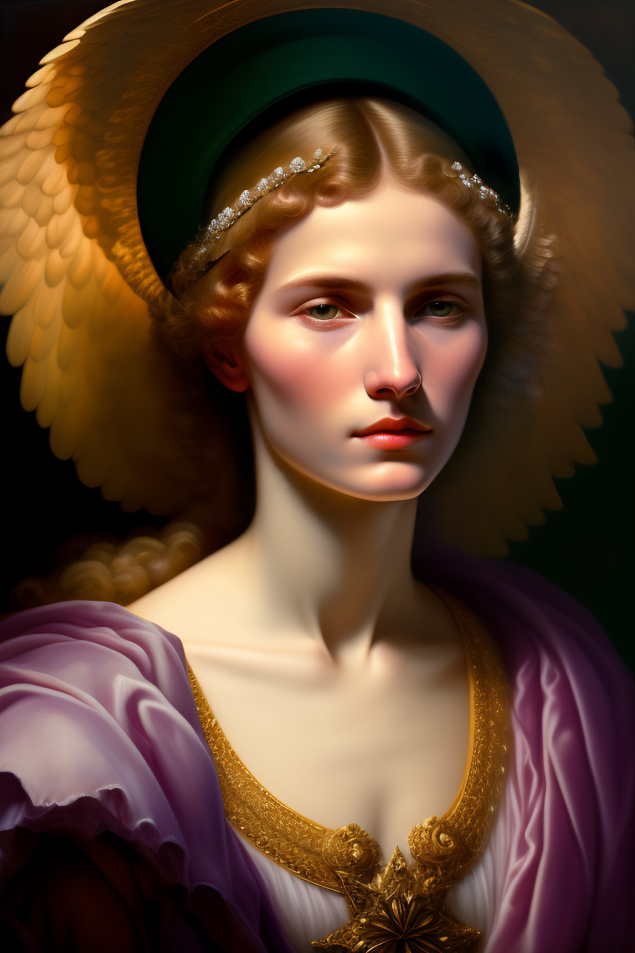 Lexica - Portrait of a dying angel in the style of geiger