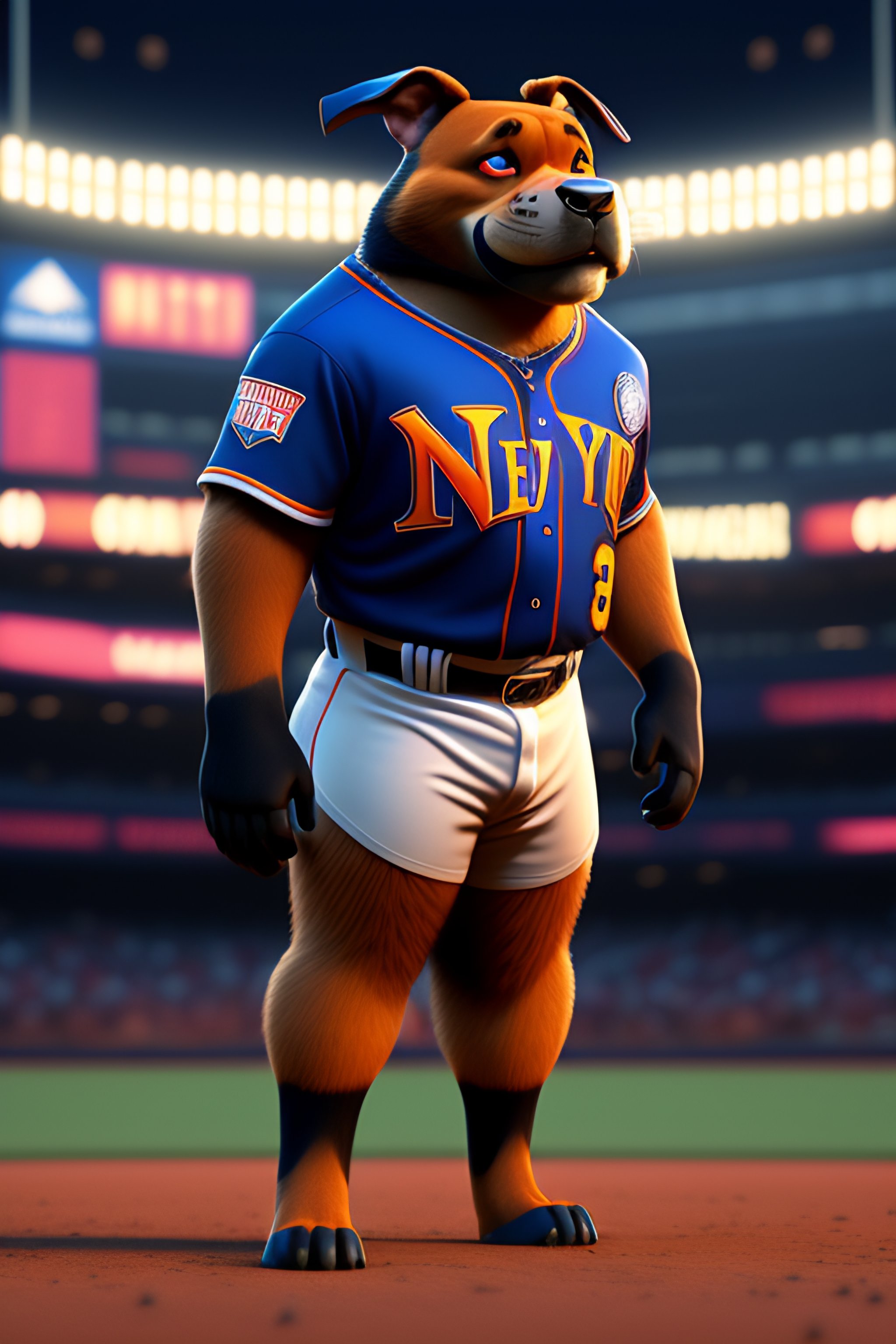 Lexica - A fullbody portrait of a athletic human-rottweiler mutant ...