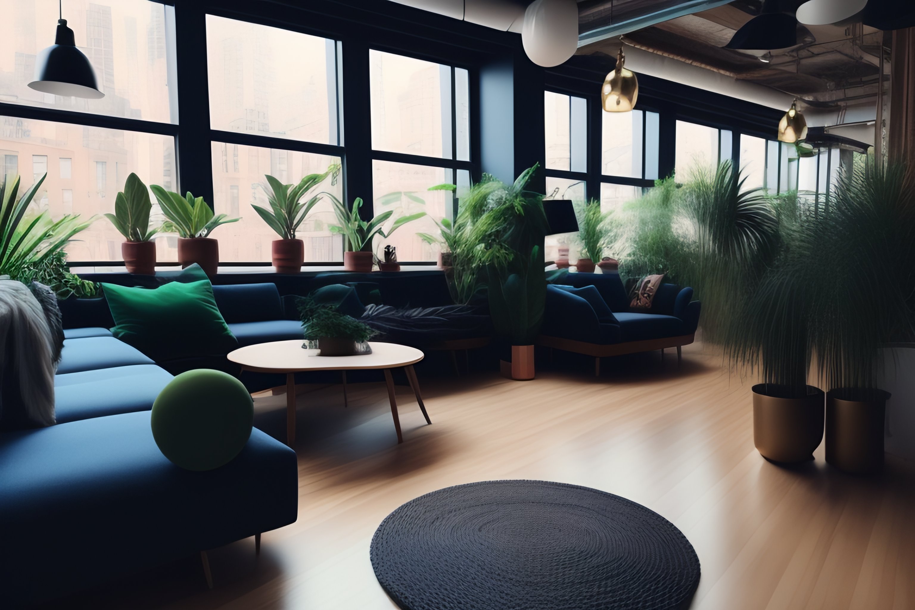 Lexica - Interior, creative agency, wework style, hipster, apple ...