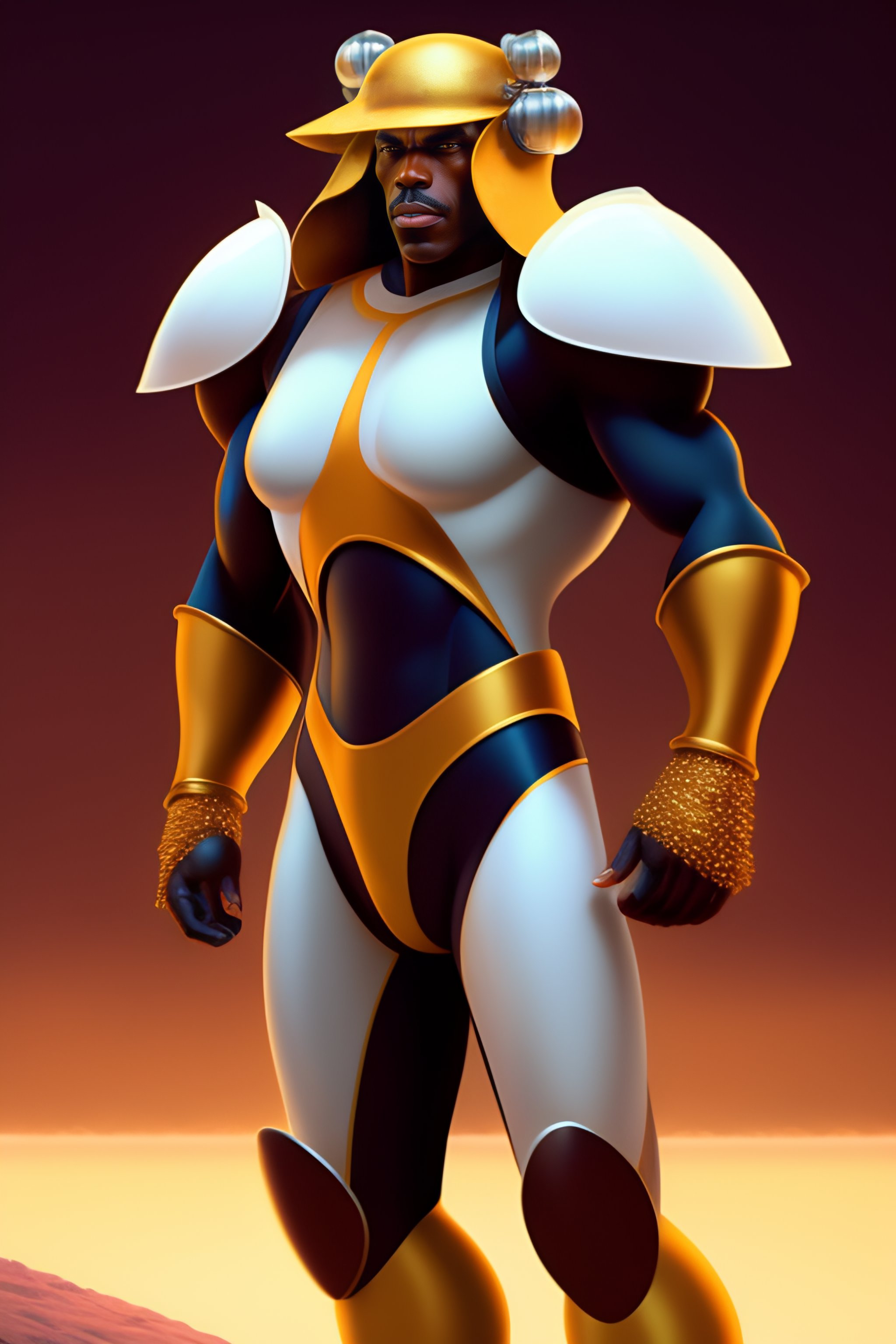 Lexica - Chex quest trooper sci fi concept art, full body, armor made ...