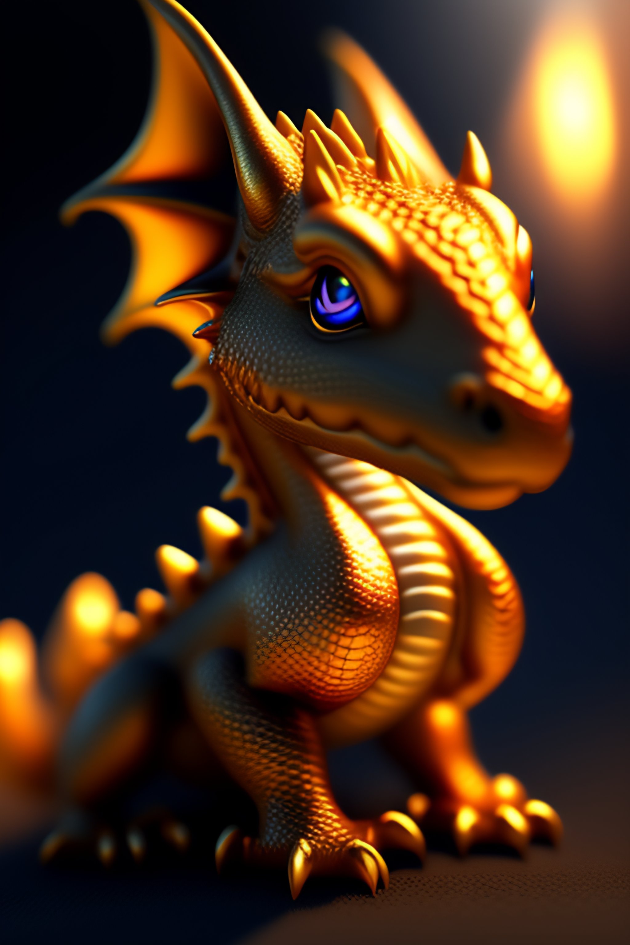 Lexica - Baby dragon, depth of field,32k, natural light, ray tracing ...