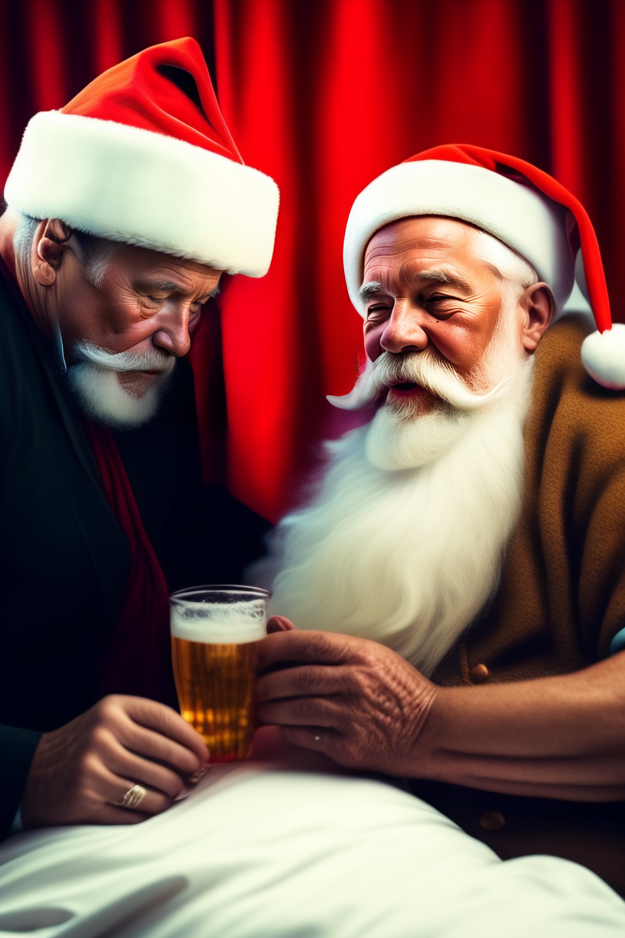 Hd Drunk Santa
