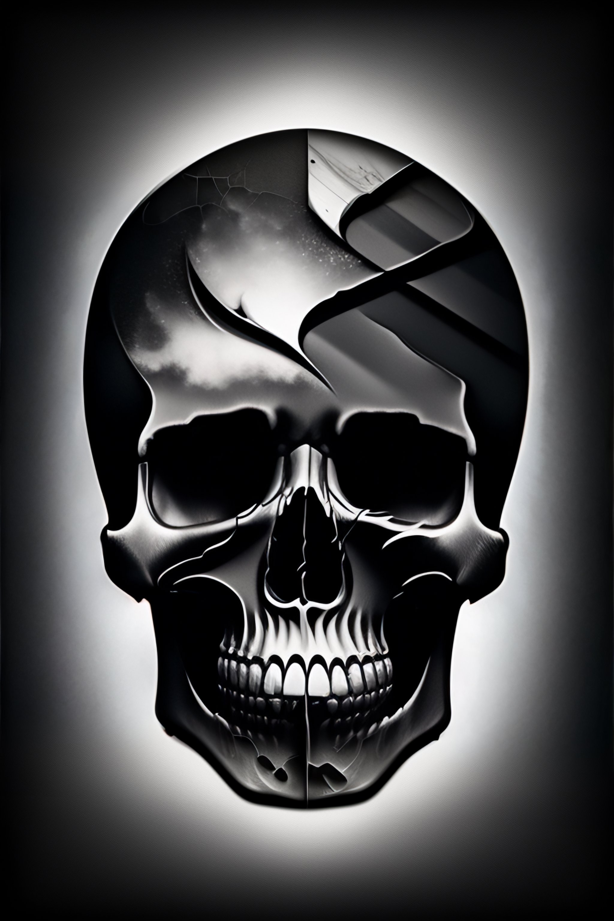 Black Skull Symbol