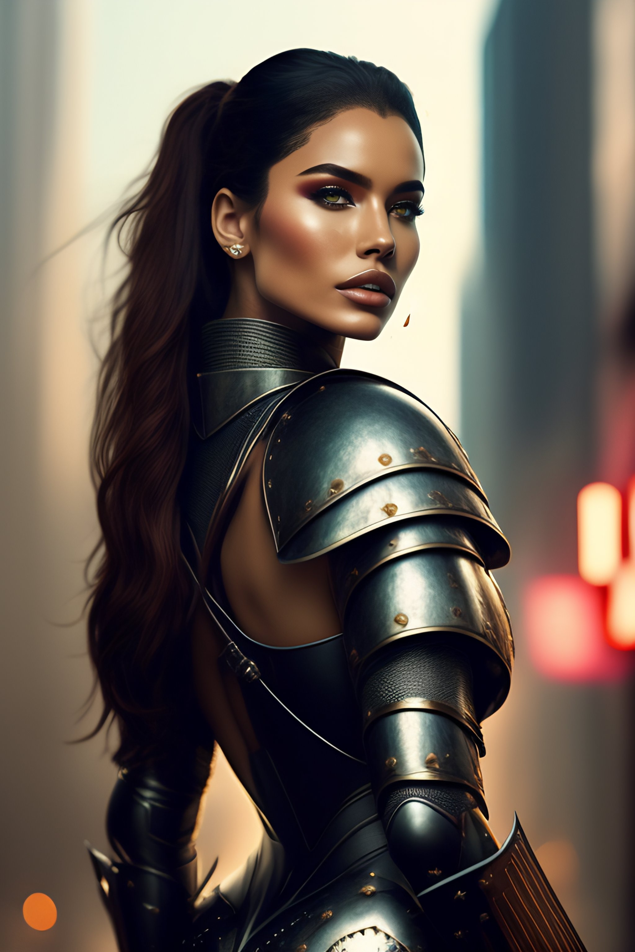 Lexica - Mordern girl in badass armor