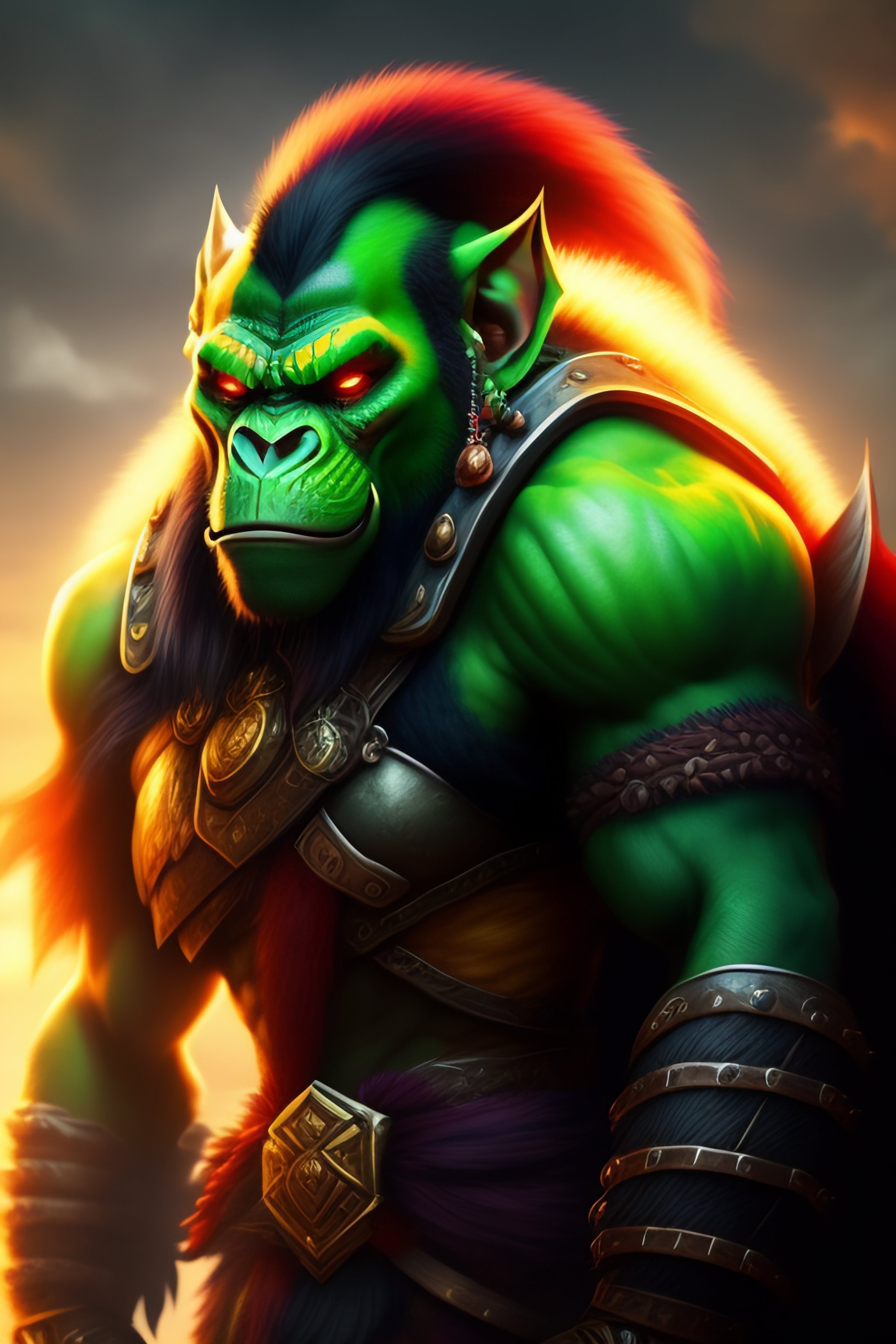 Lexica - Monkey orc warrior friendly game bathroom mud my friend best ...