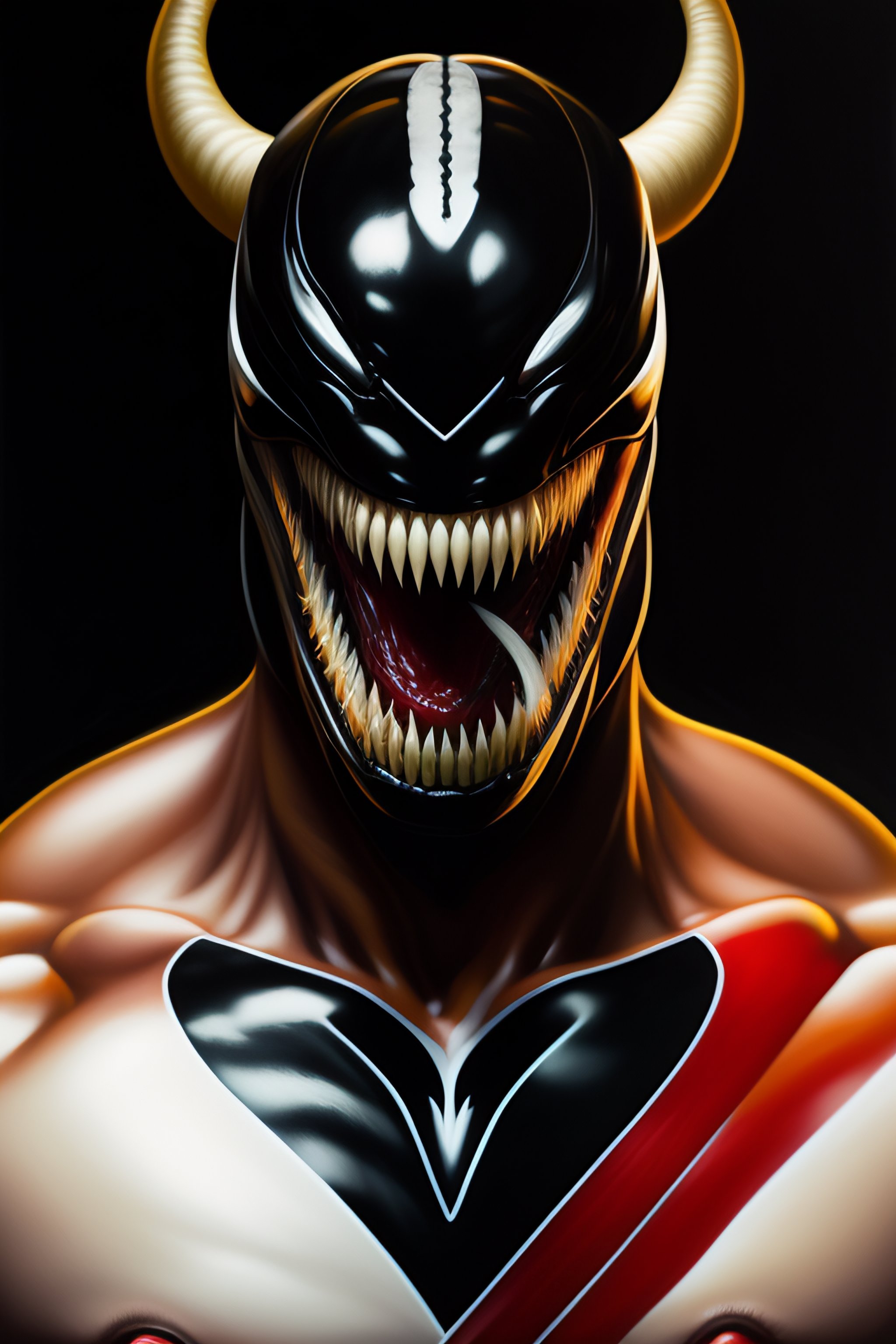Lexica - A realistic painting of venom by Raffaello Sanzi depicting the ...