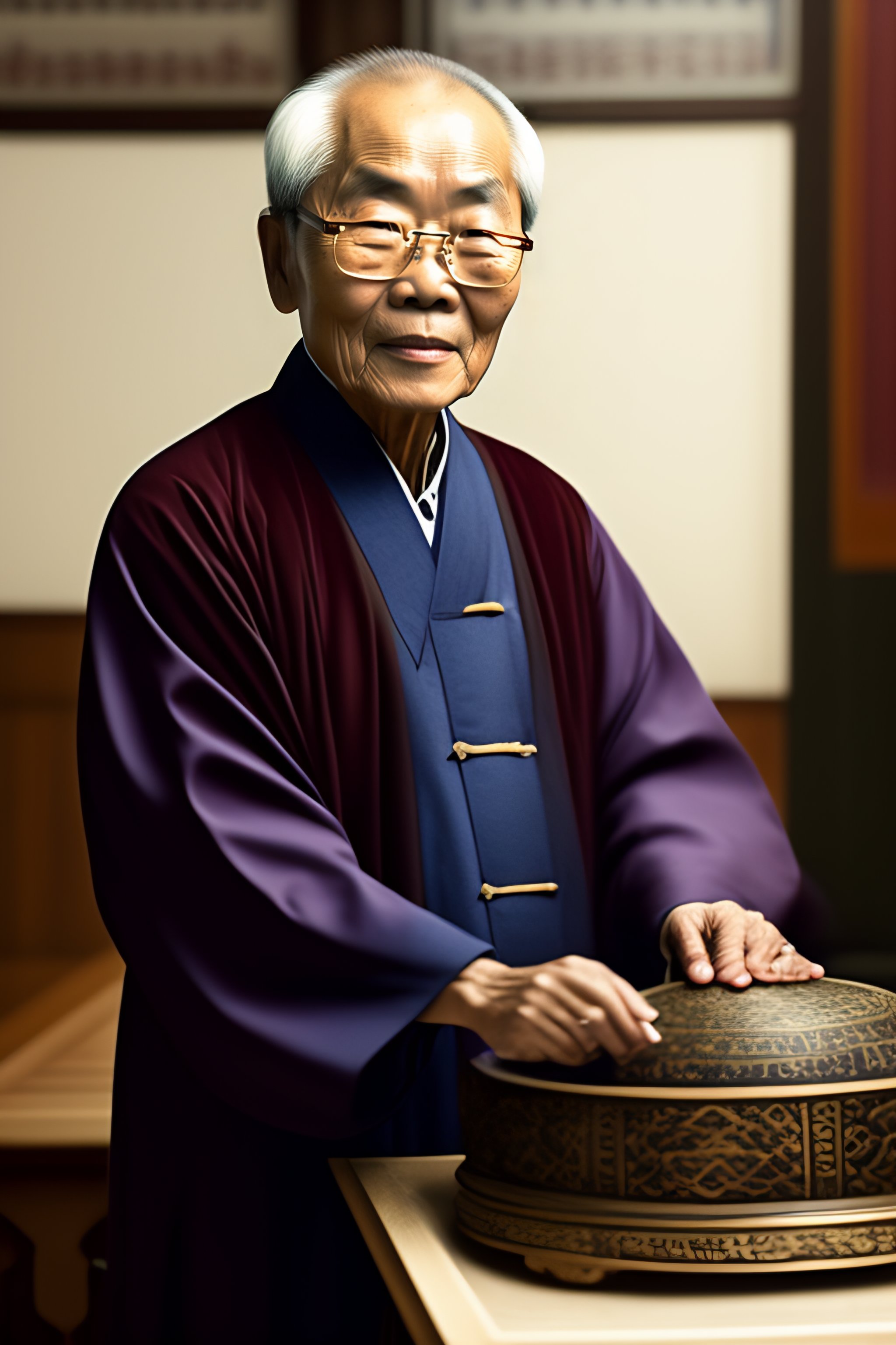 Lexica - Old Chinese professor of mathematics