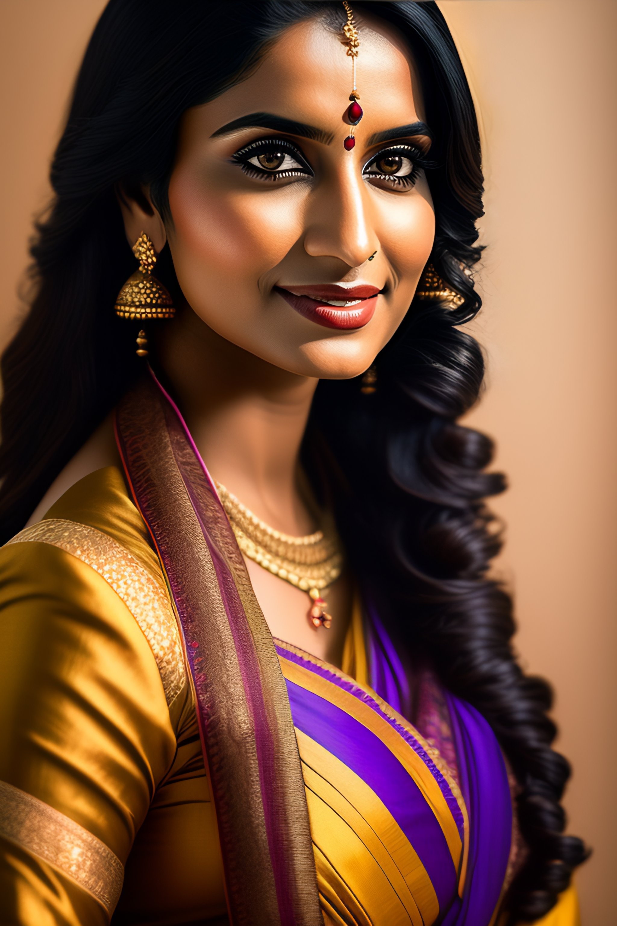 Lexica - Light brown skin indian women in professional clothes ...