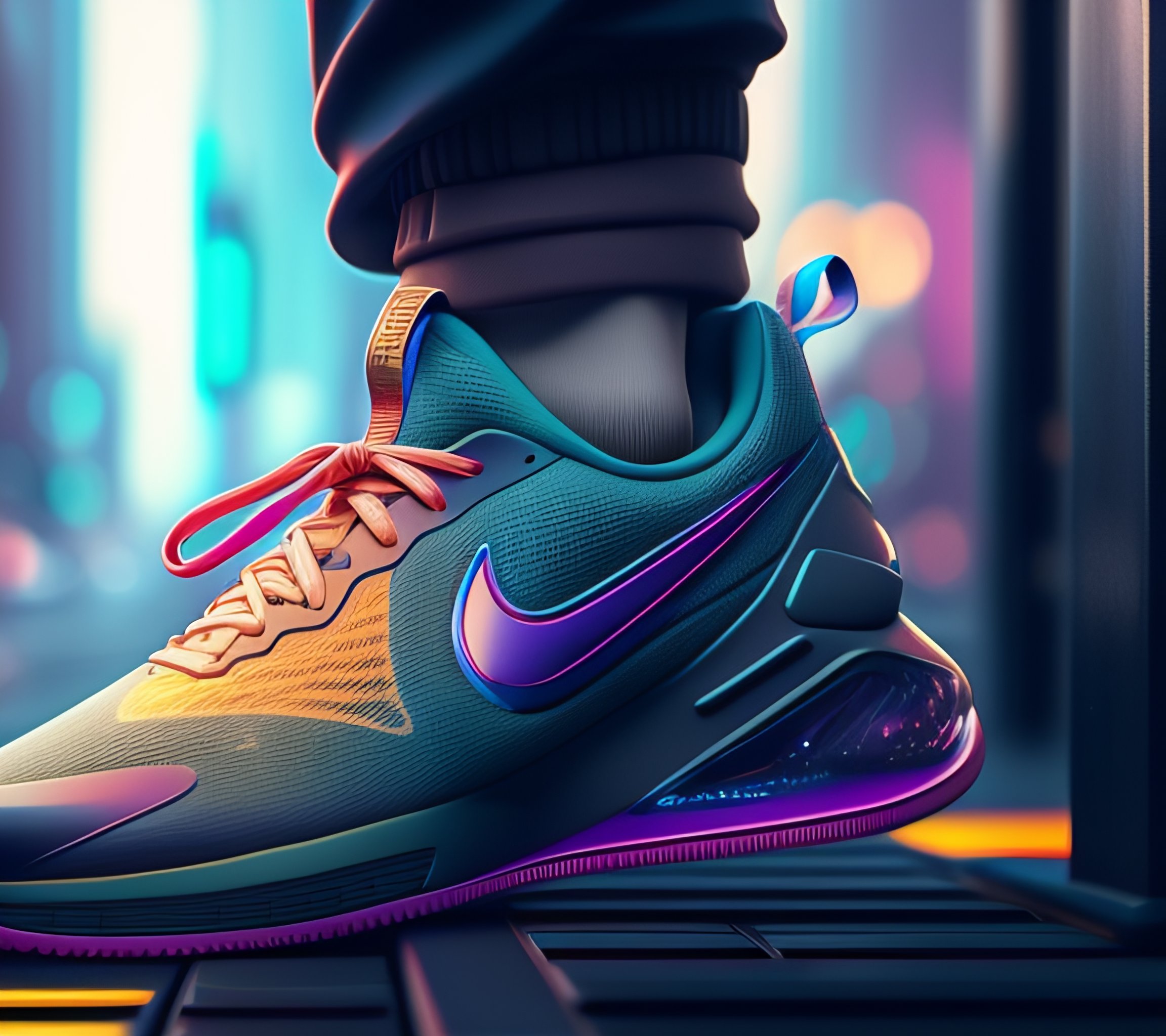 Lexica - Nike shoes anime, surrealism, greg rutkowski style, cyberpunk ...