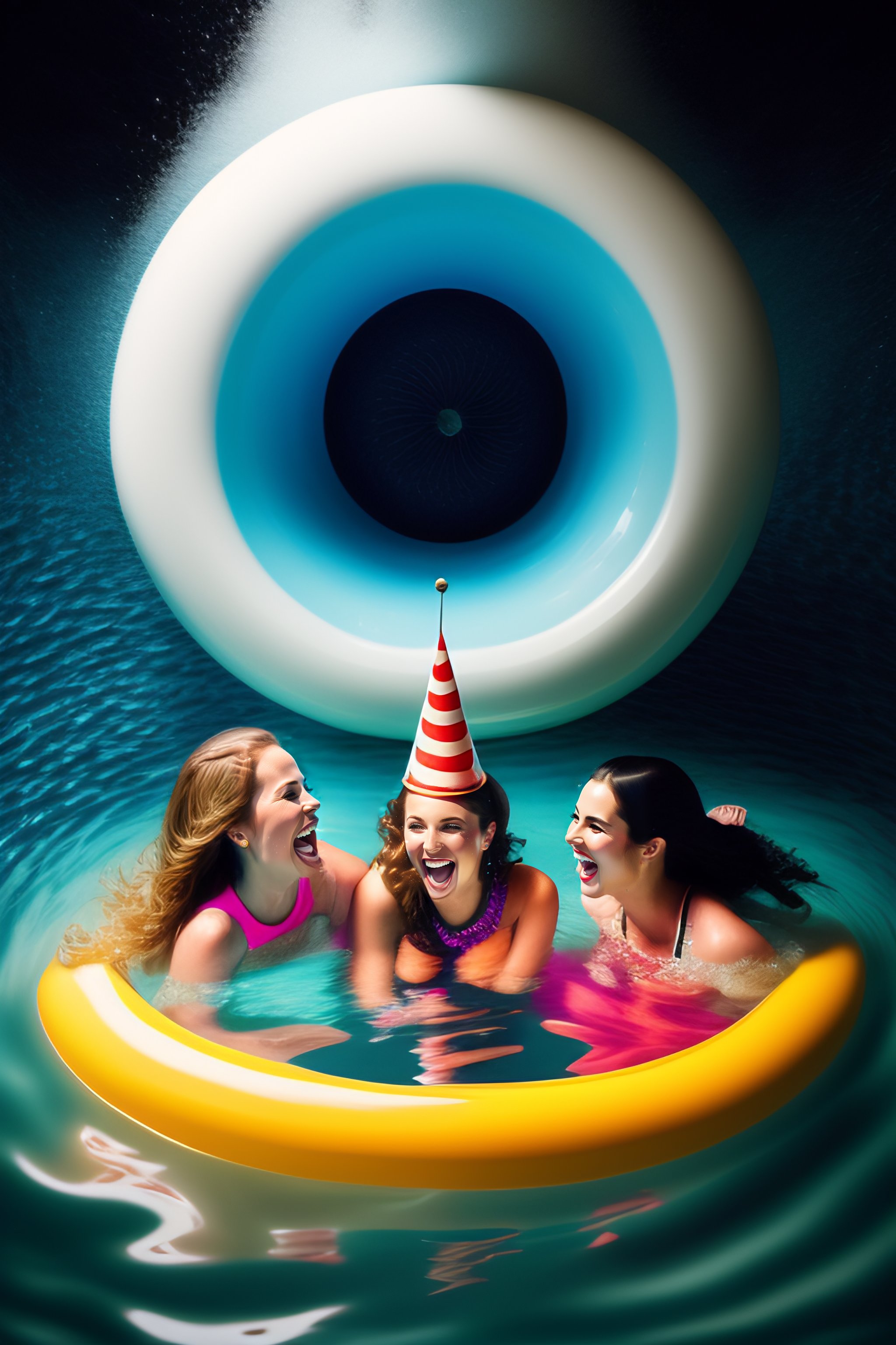 Lexica - Girls are doing a party in a whirlpool