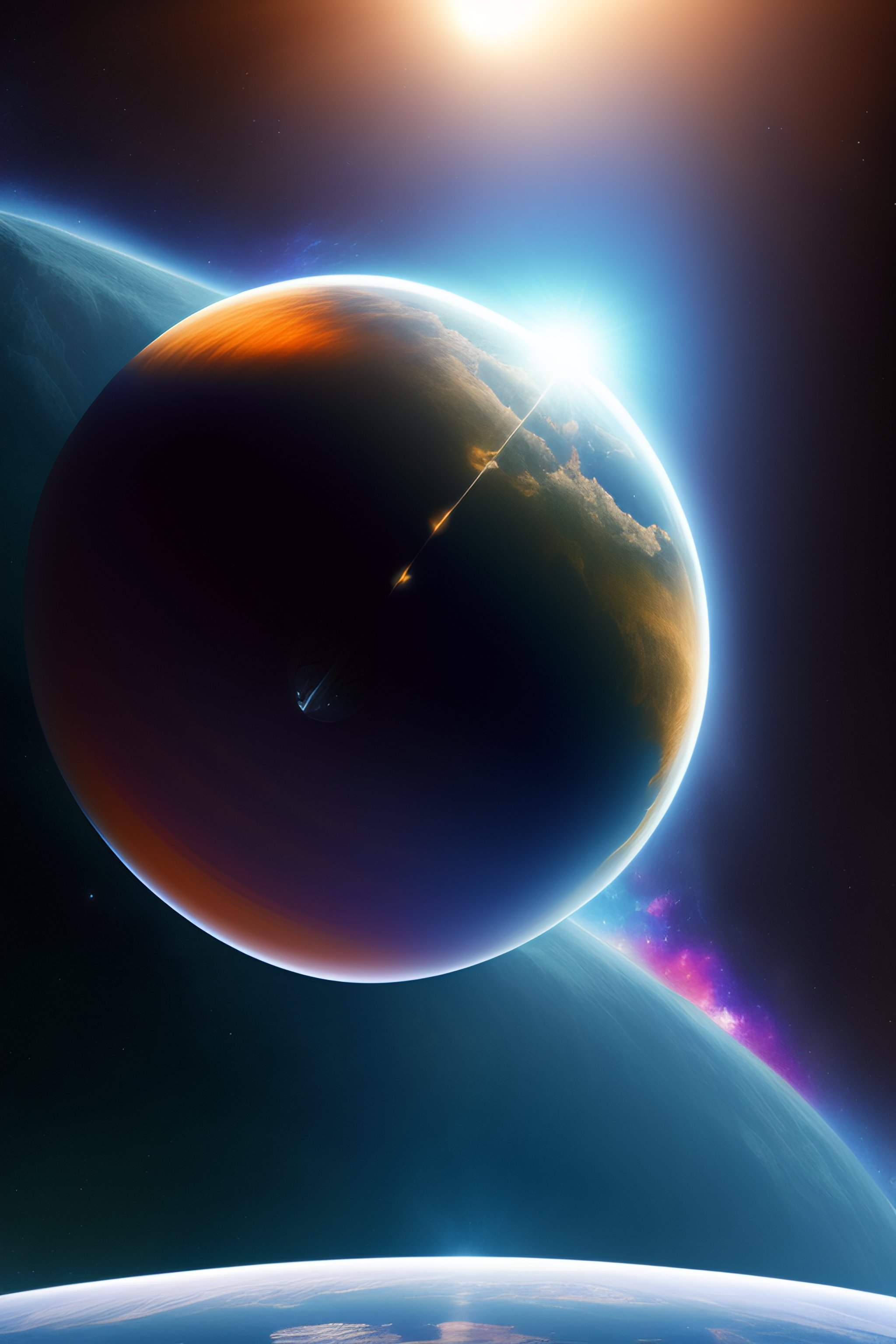 Lexica - A dyson sphere around an alien star