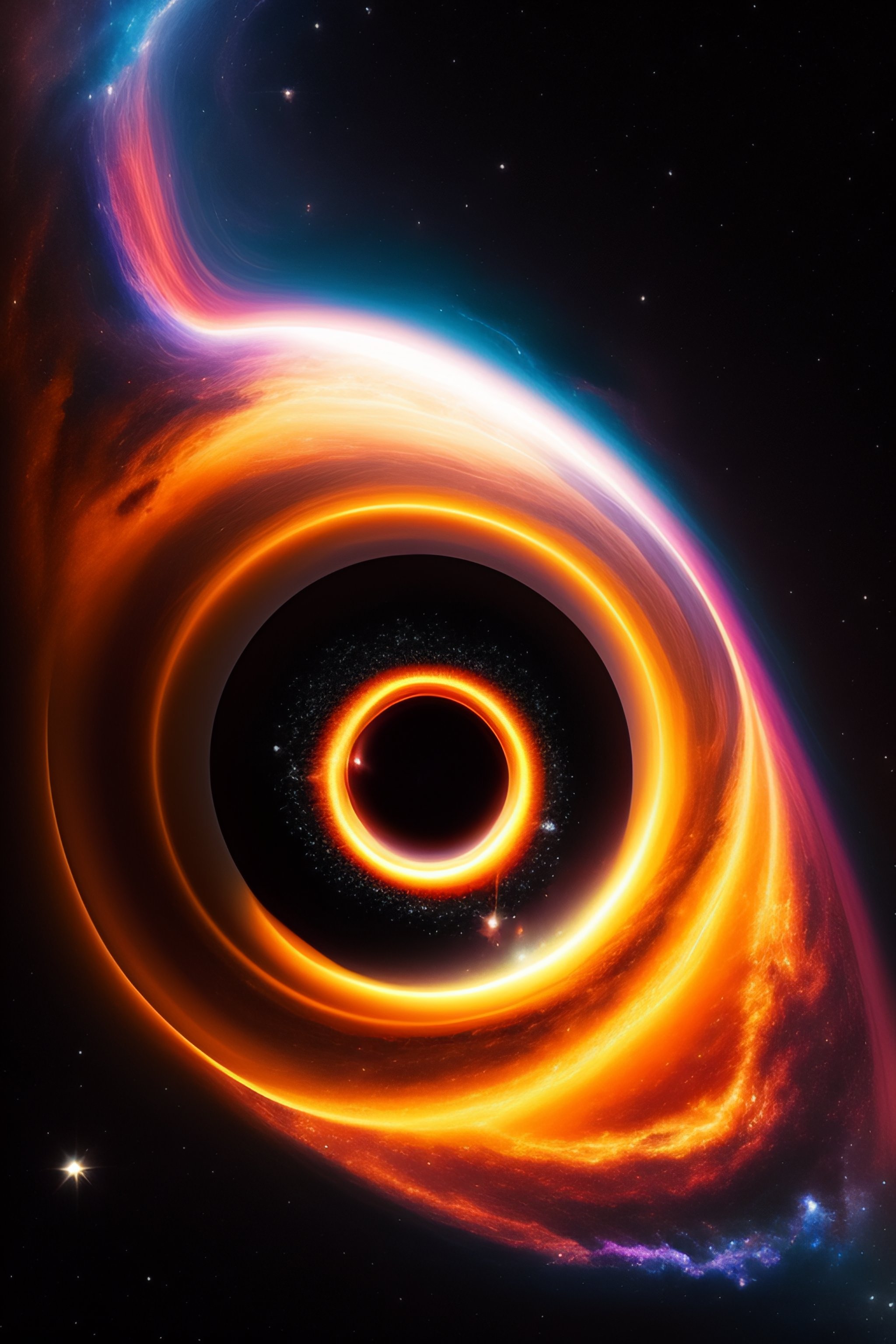 Lexica - Black hole eating galaxy