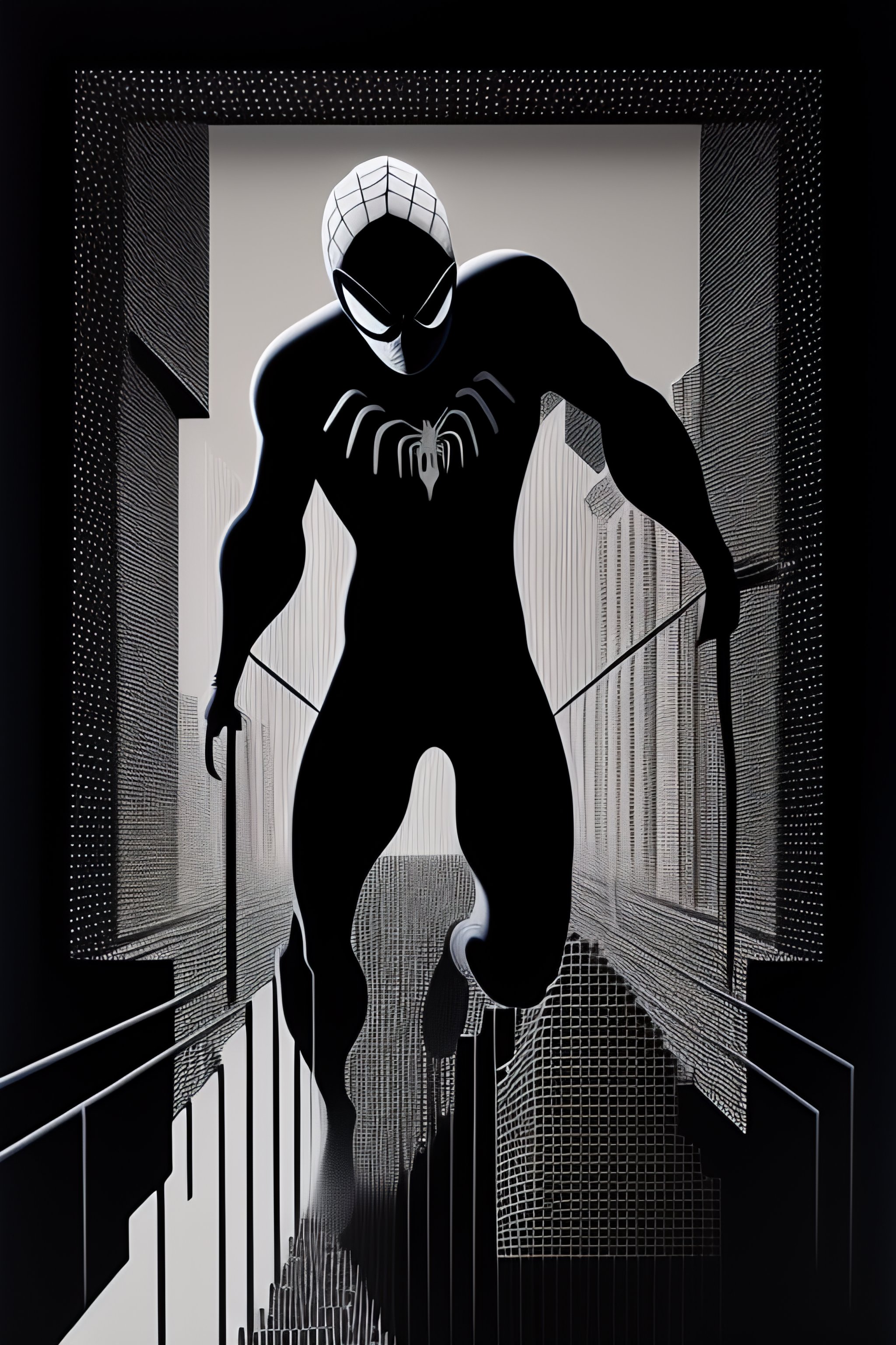 Lexica - Spider man, painting, expressionism, amazing composition ...