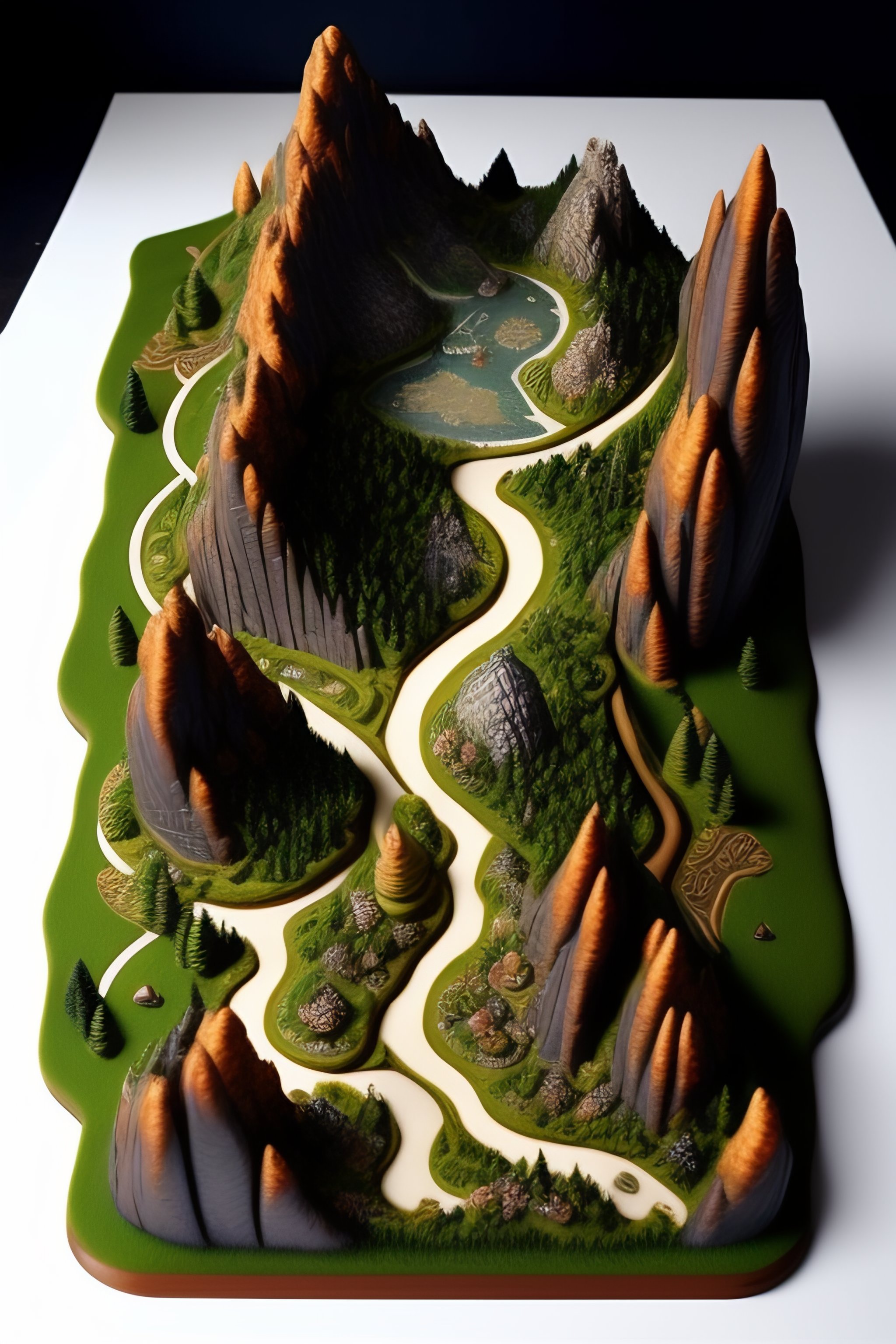 Lexica - The lord of the rings style, tabletop map, cities, towns ...