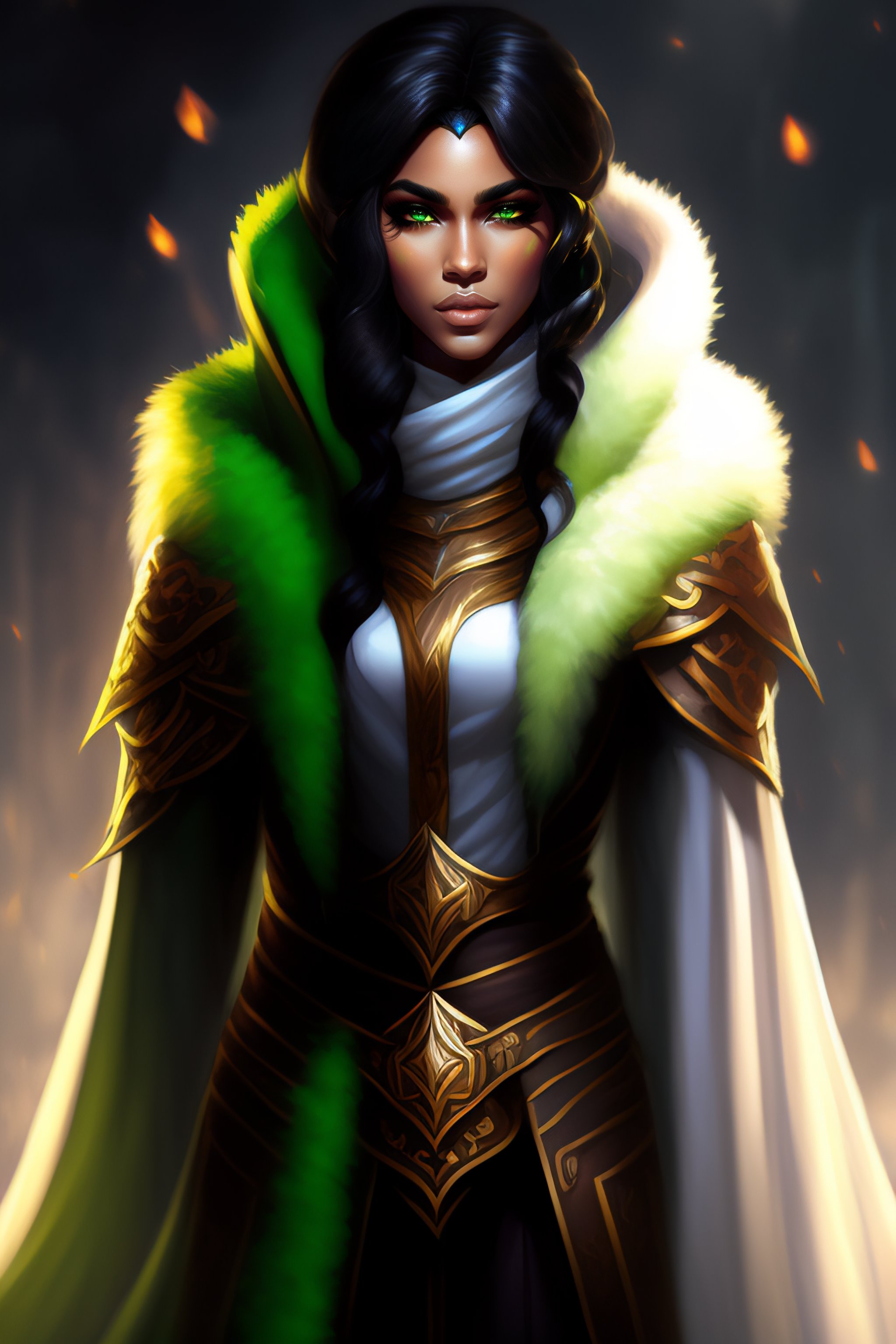 Lexica - Magic the gathering, Planeswalker, Black hair, Black and green ...