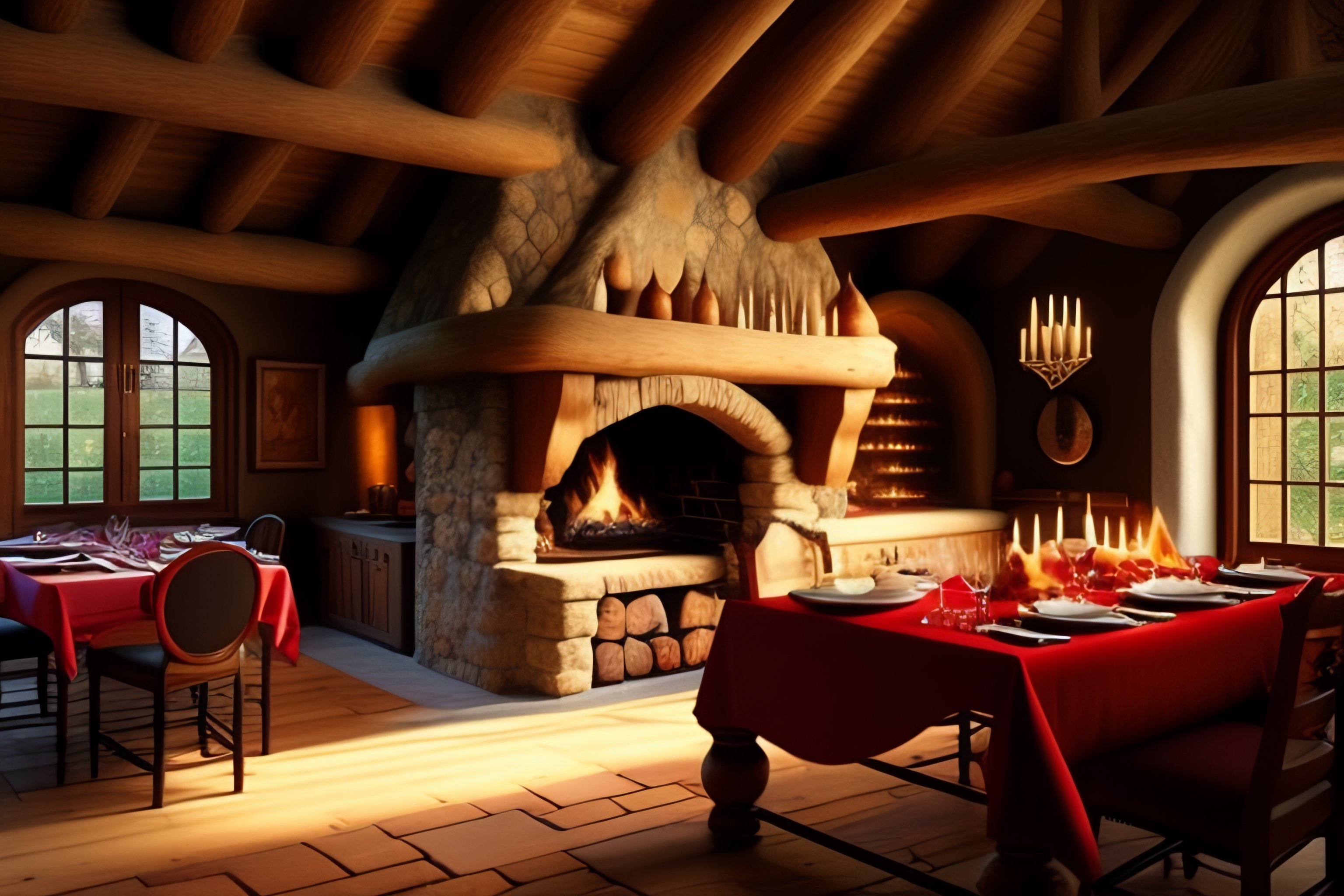 Lexica - A picture of the inside of a renaissance era bakery dining ...