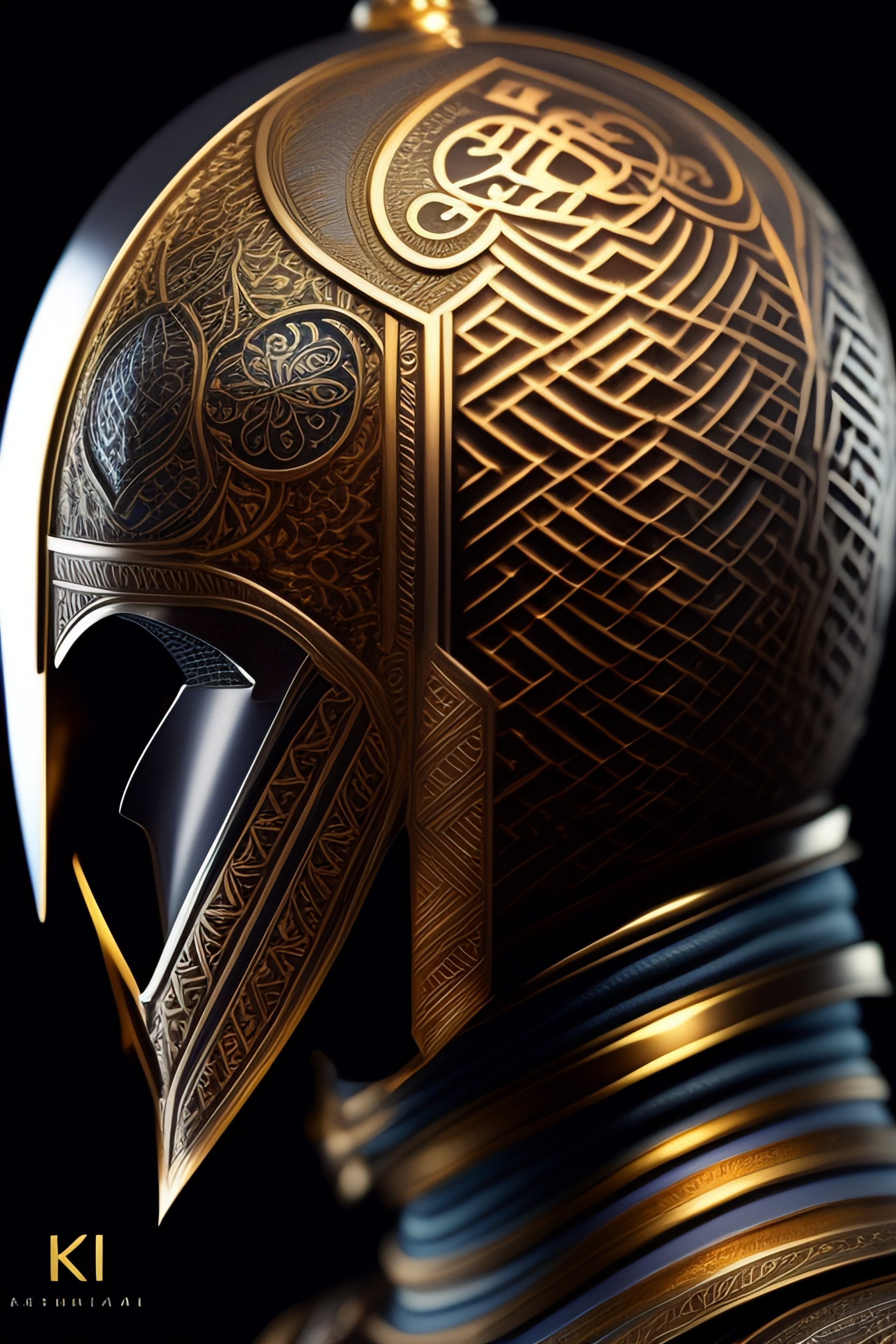 Lexica - Geometric patterns fractal engraved in metal 4K detailed ...