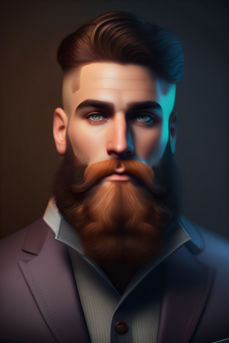 Lexica - A man with beard, looking at camera, dark room, super ...