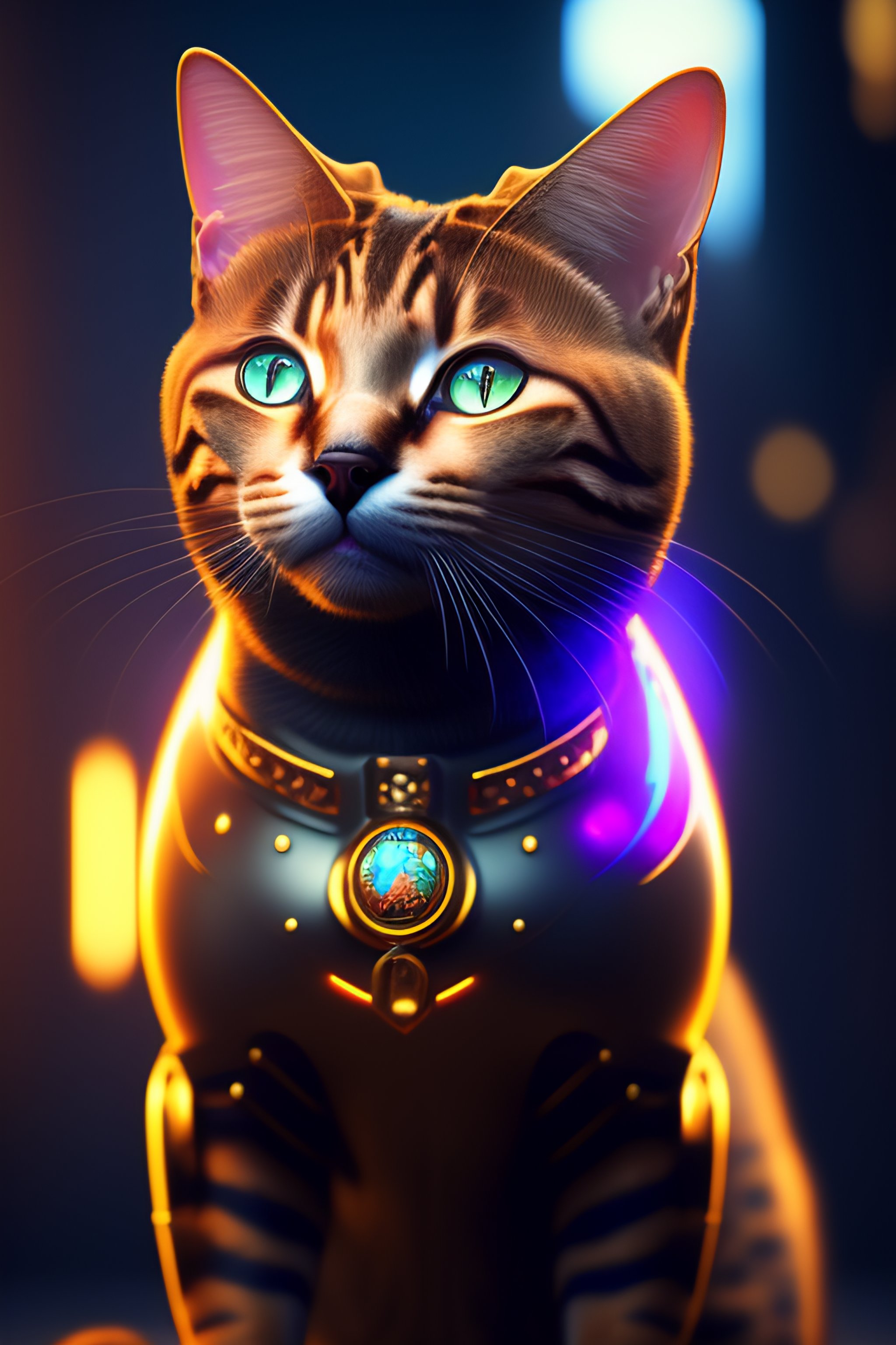 Lexica - A cyborg cat of the apocalypse, part mechanical cat ...