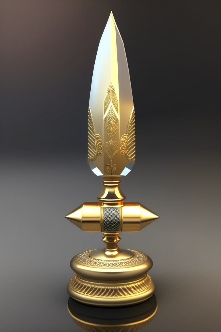 Lexica - Twin crystal bladed daggers with ivory grips::6 ornate with ...