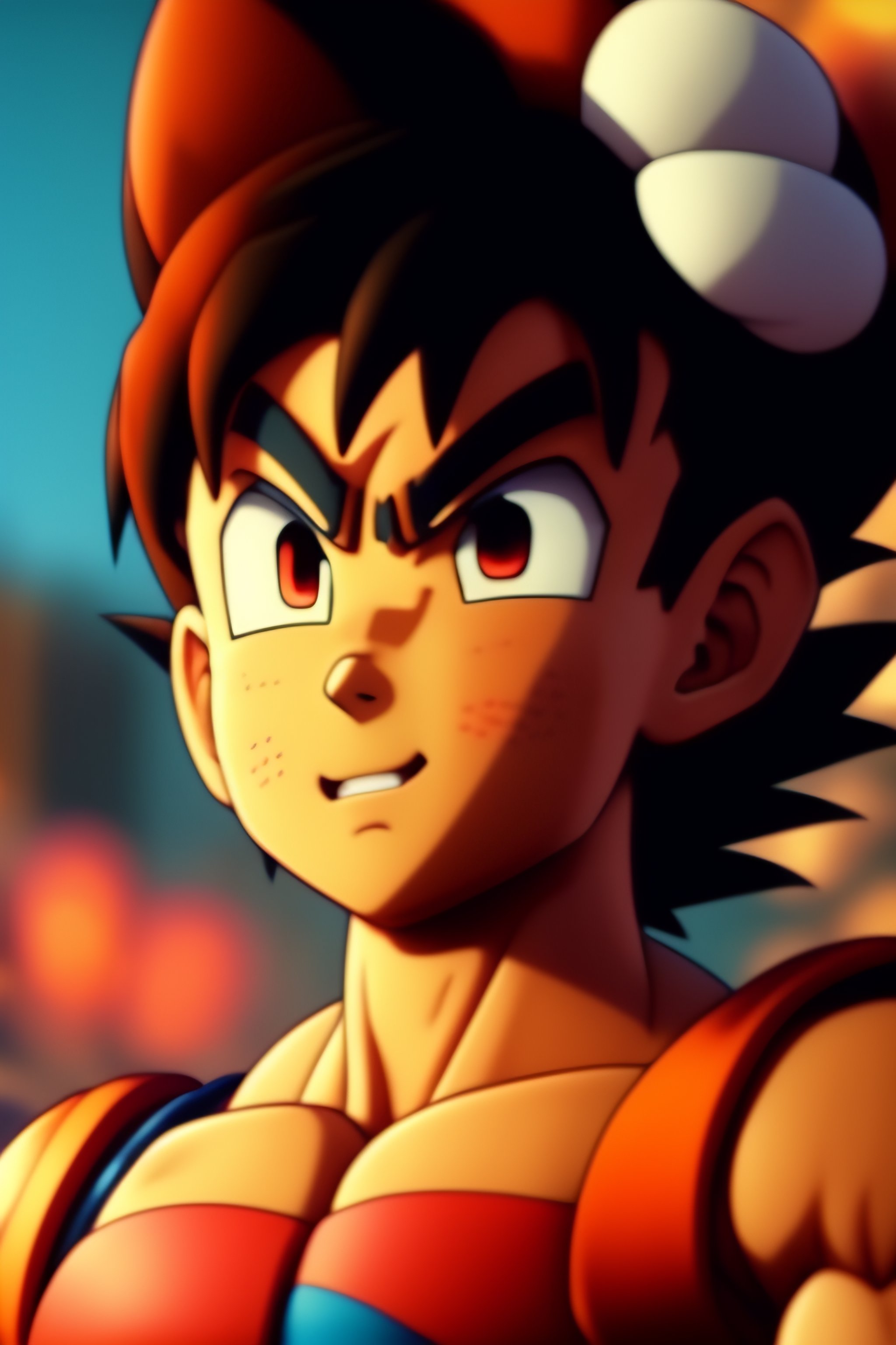 Lexica - Goku diguised as ladybug animated series character