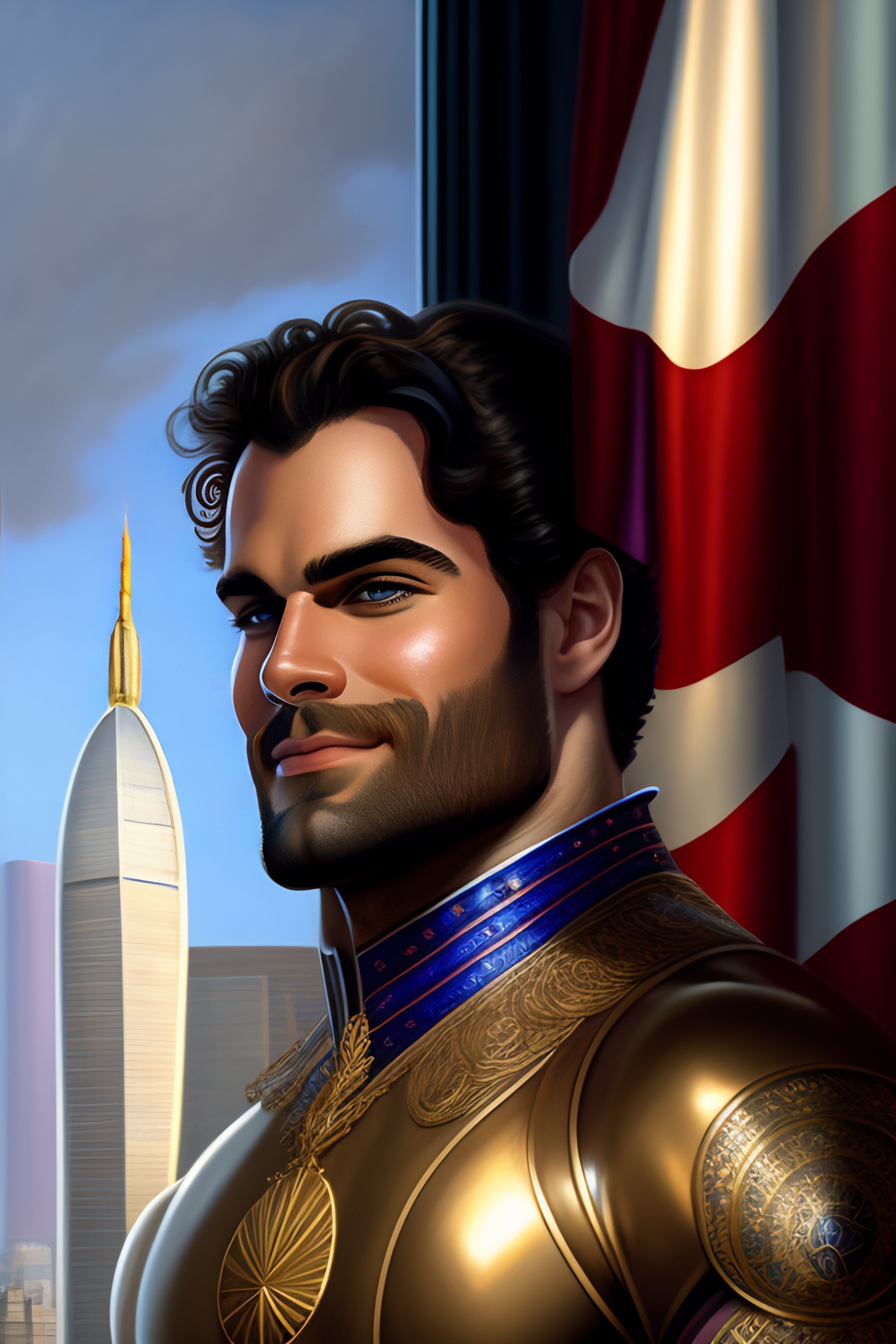 Lexica - Epic comic book cover, full frame medium shot, accurate hyper ...