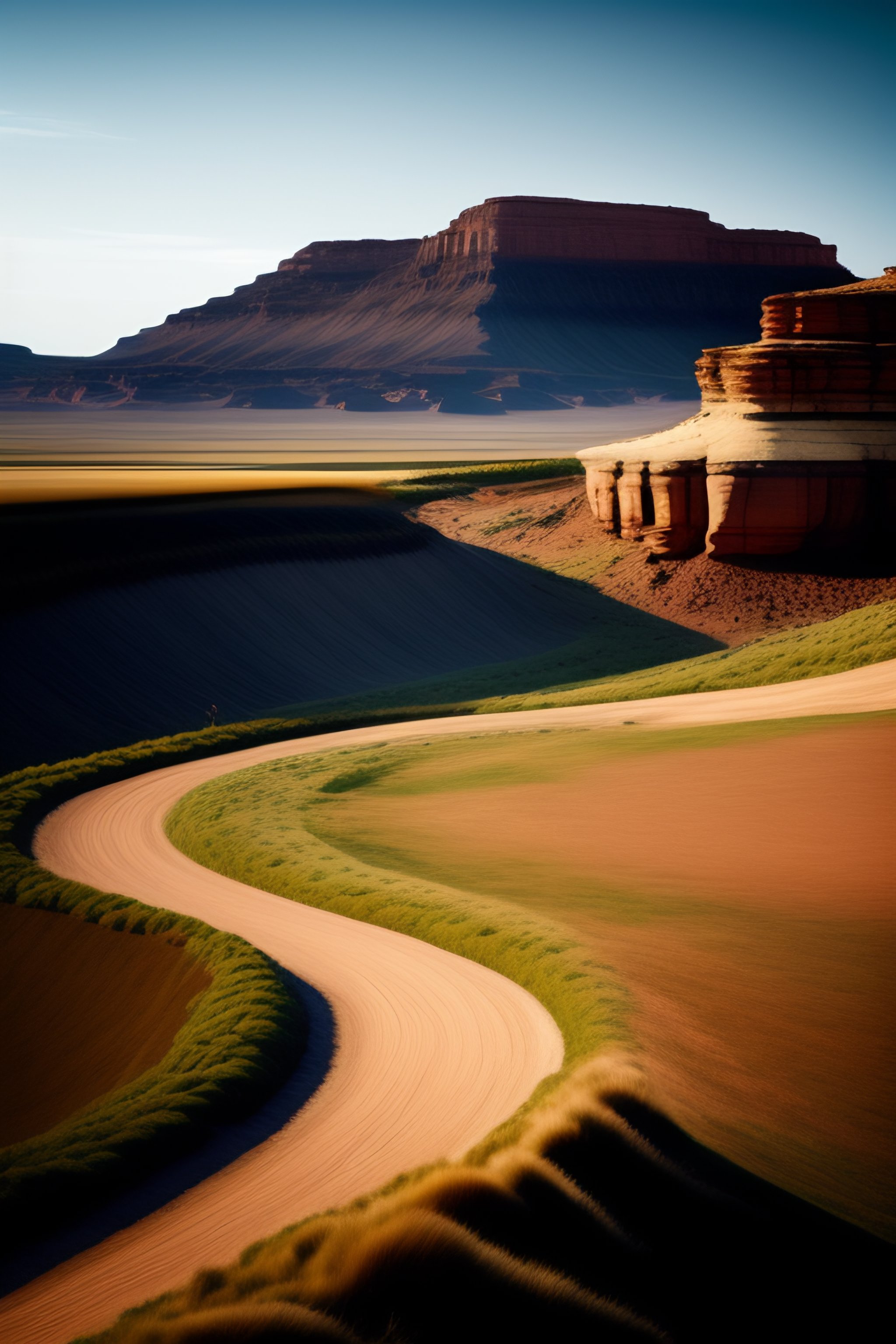 Lexica - Steven meisel landscape photography , strong perspective