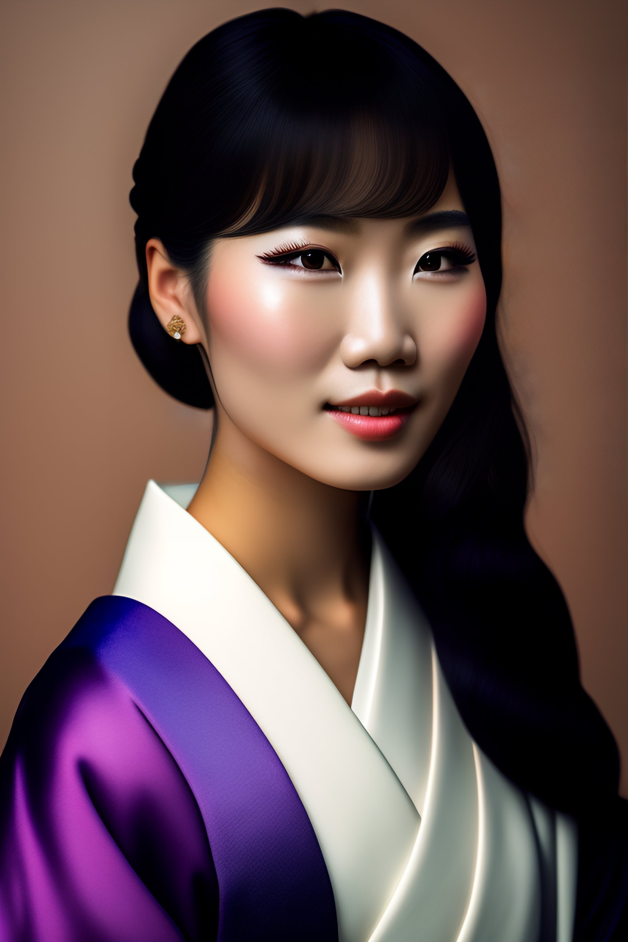 Lexica - Portrait of a stunningly beautiful, young, japanese geisha ...