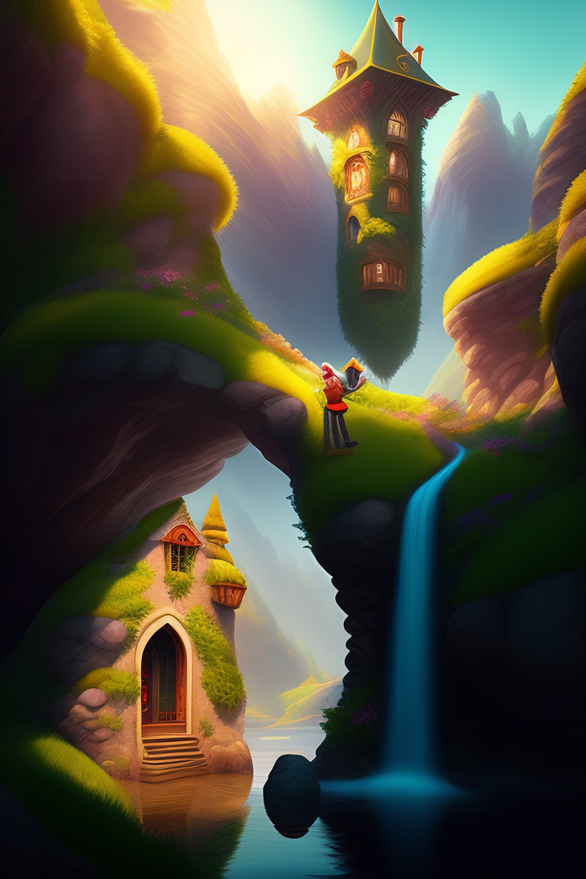 Lexica - Rapunzel escape