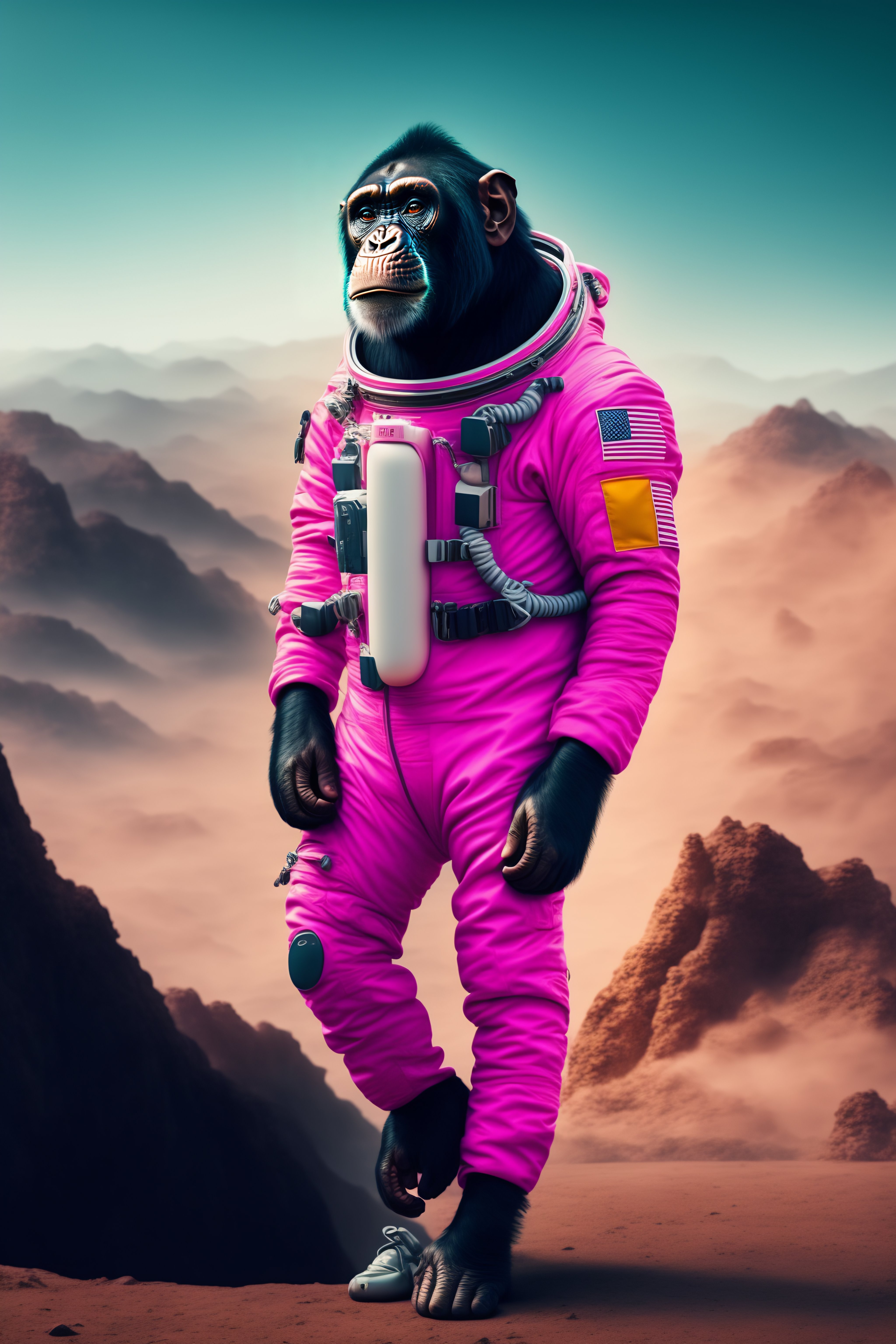 Pink Astronaut Costume