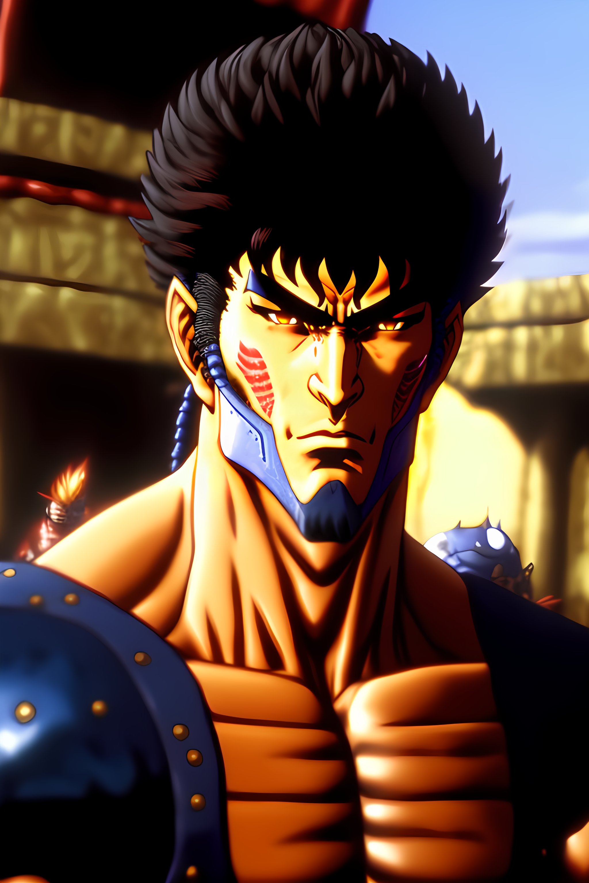 Lexica - Kenshiro from fist of the north star Lexica - Kenshiro from fist of the north star