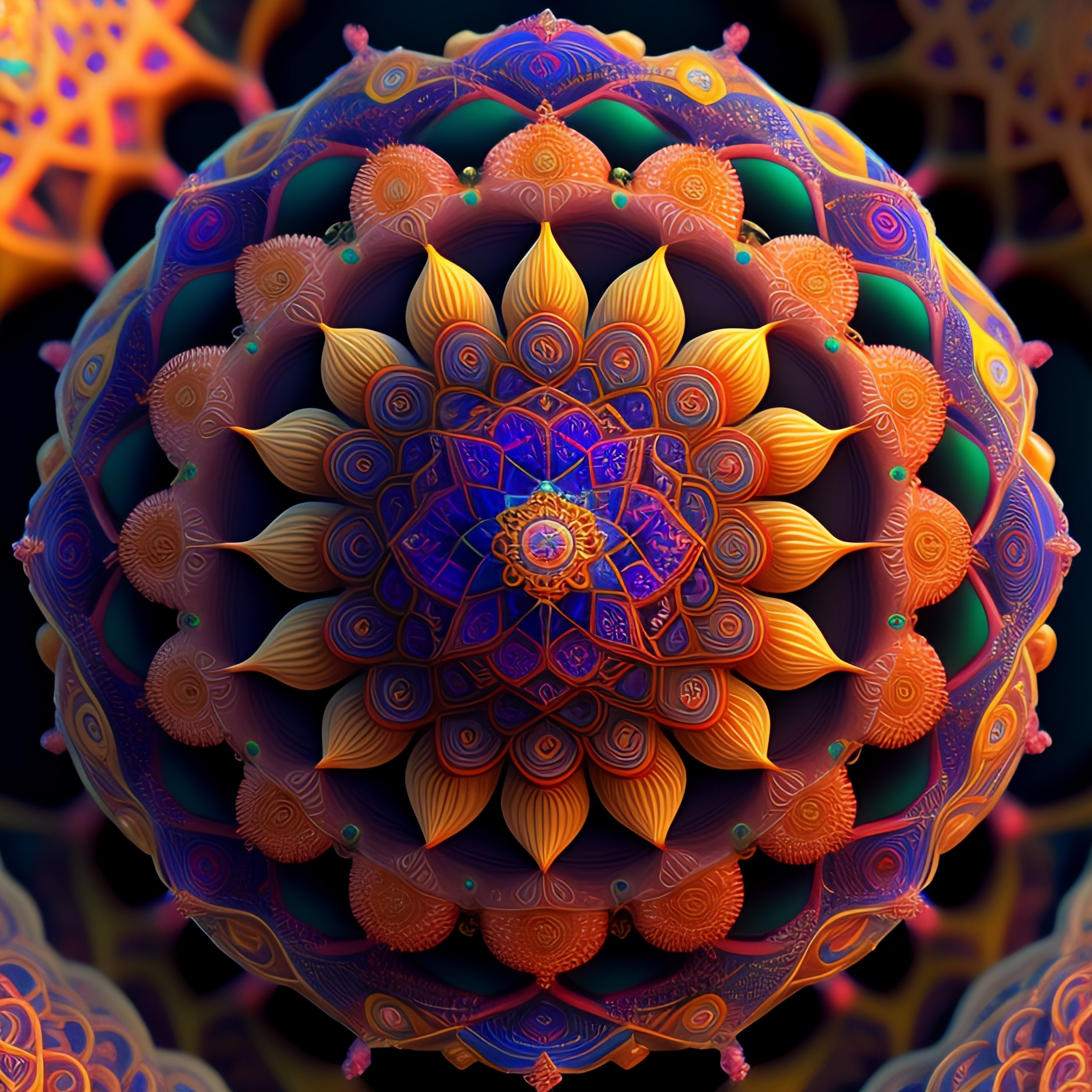 Lexica - Fractal structure, tangled mandala vortex, hyperdetailed ...