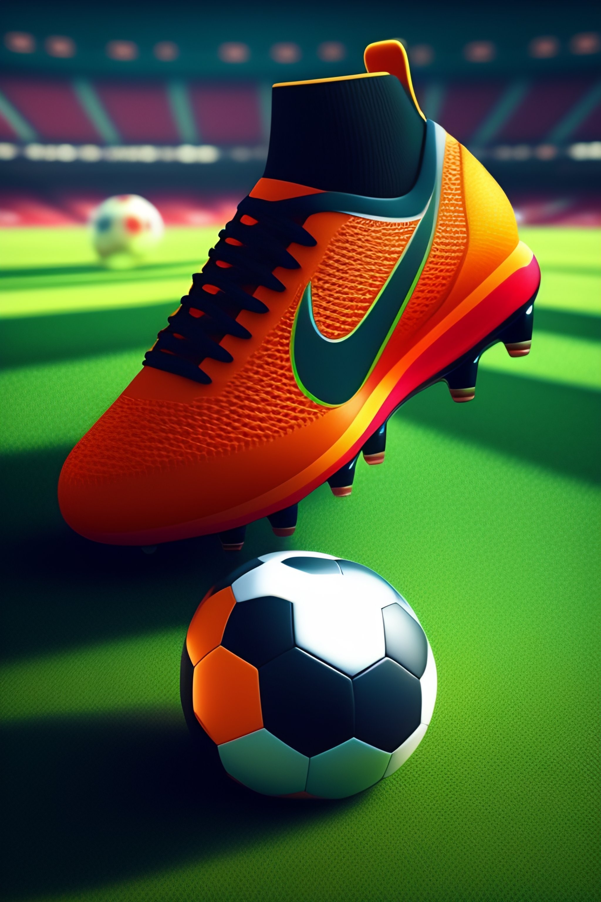 Lexica - Voxel art, foot baller , pele, in foot ball ground