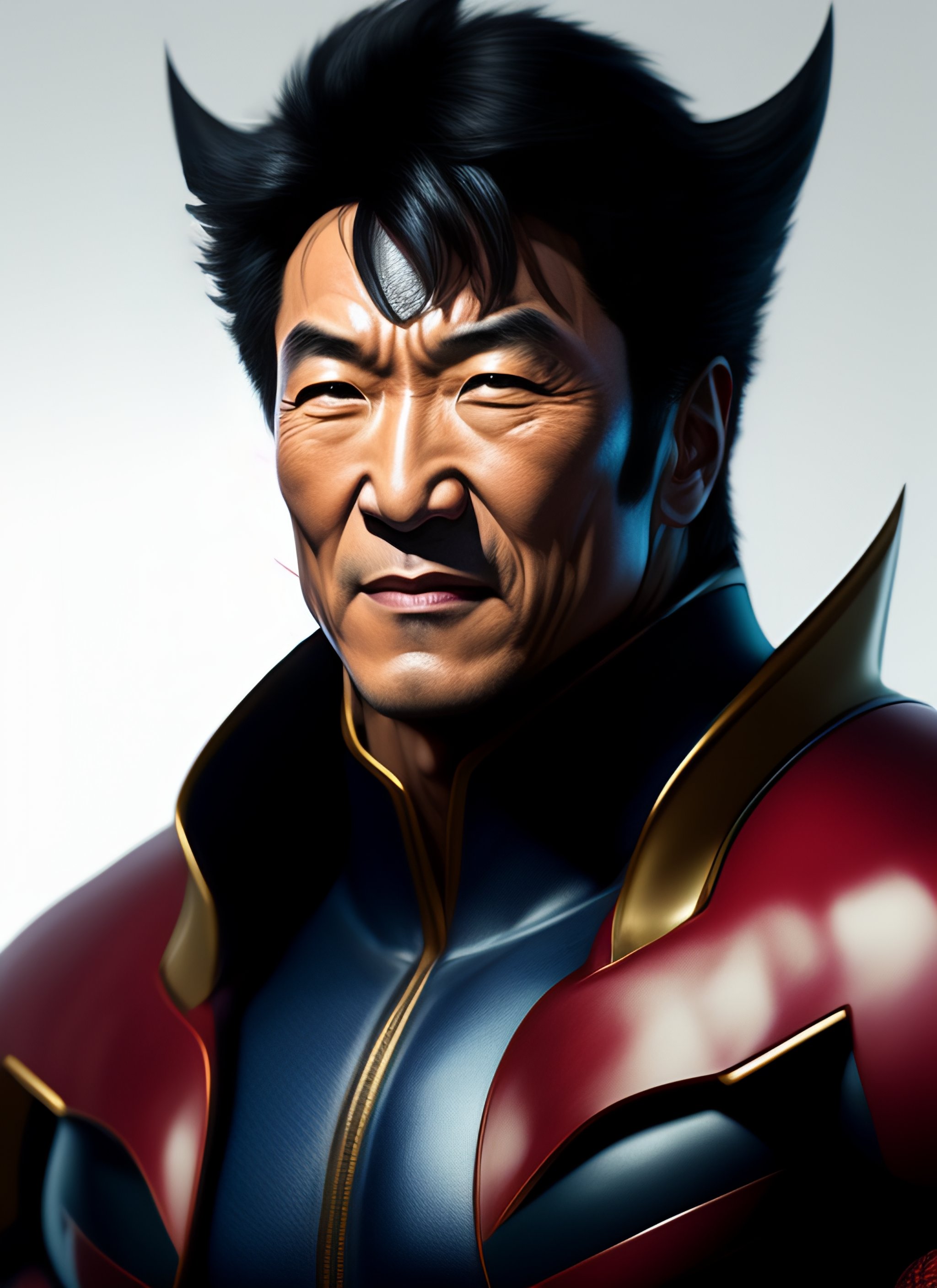 Lexica - Portrait of Jackie Chan as Wolverine from marvel, highly ...
