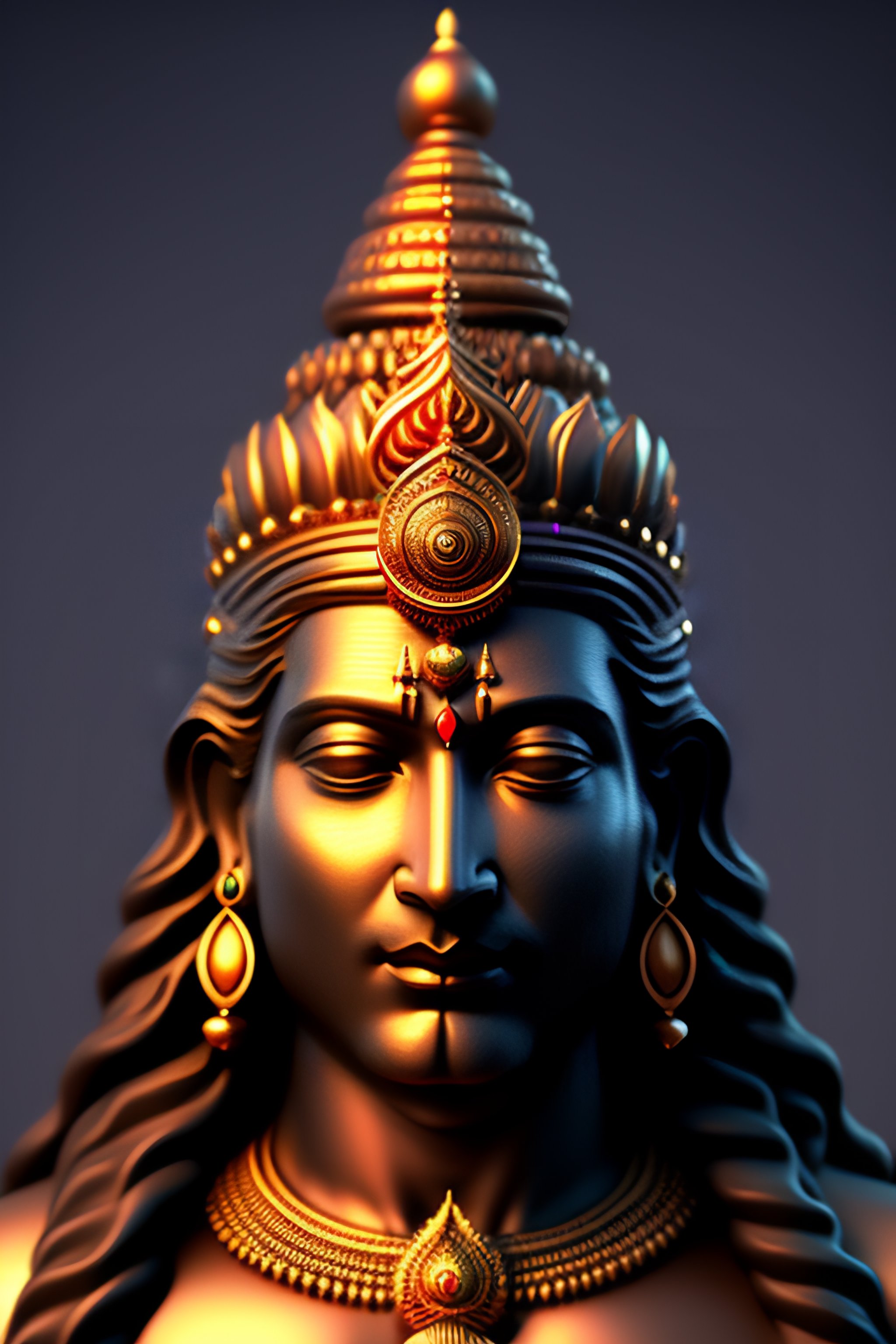 Shiva Third Eye Open