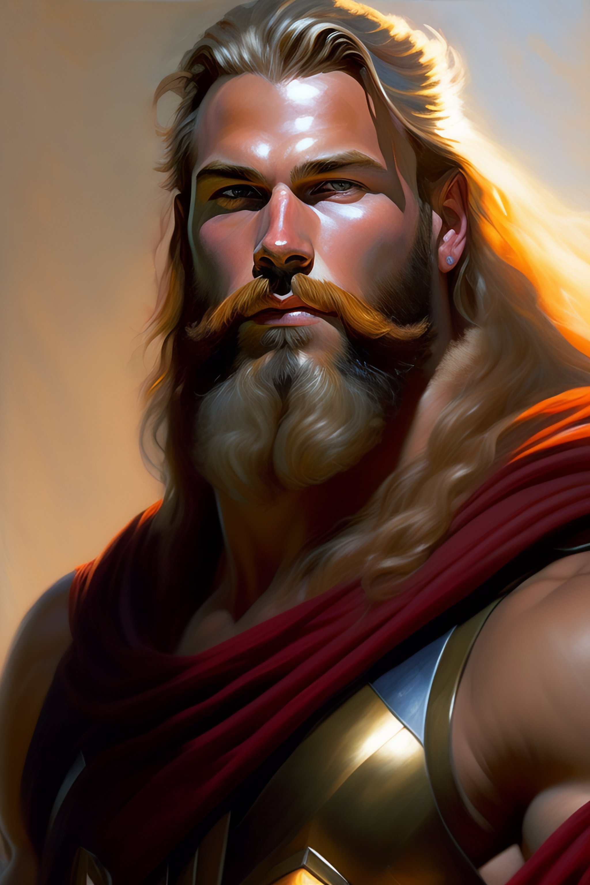 Lexica - A highly detailed beautiful portrait of thor, by gregory ...