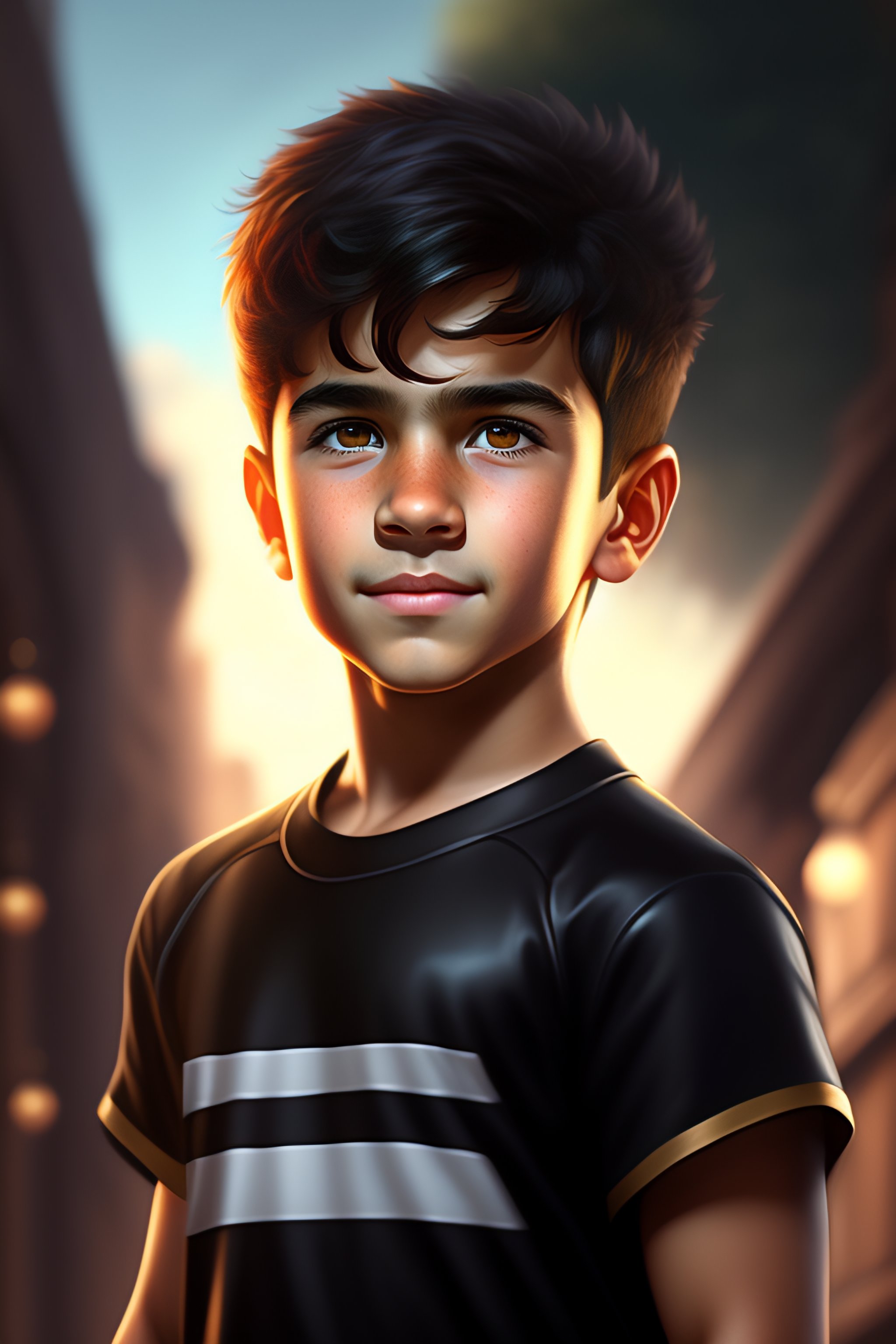 Lexica - An epic fantasy comic book style portrait painting of a young ...