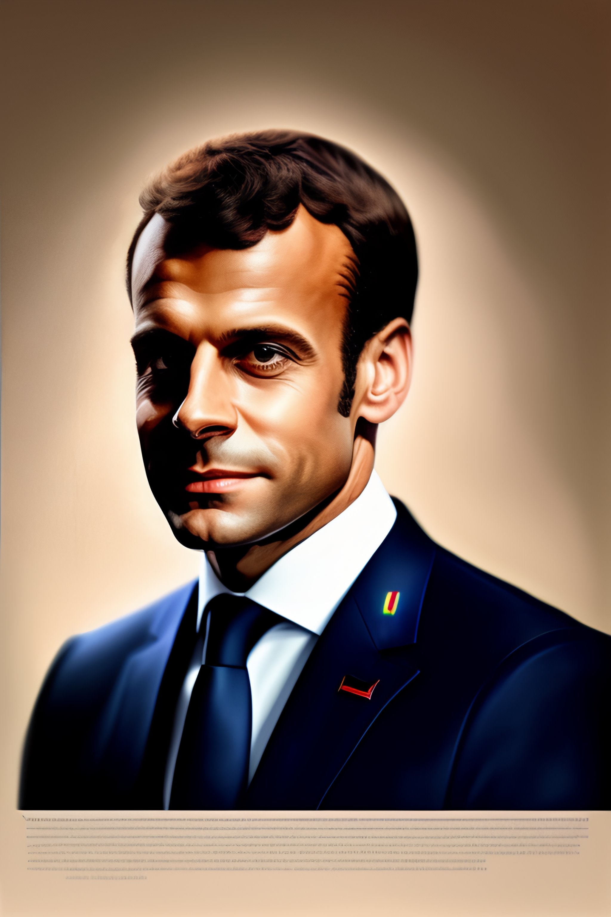 Lexica - Portrait of warhammer emmanuel macron