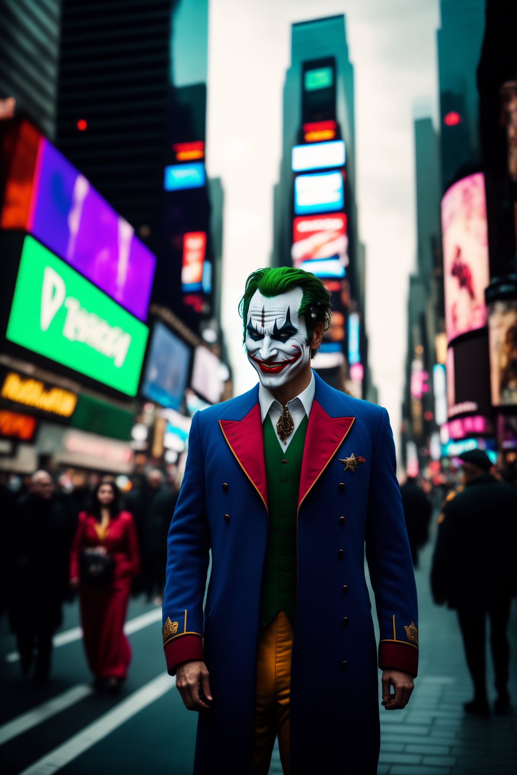 Lexica - Joker on times square, casual clothing, today's featured ...