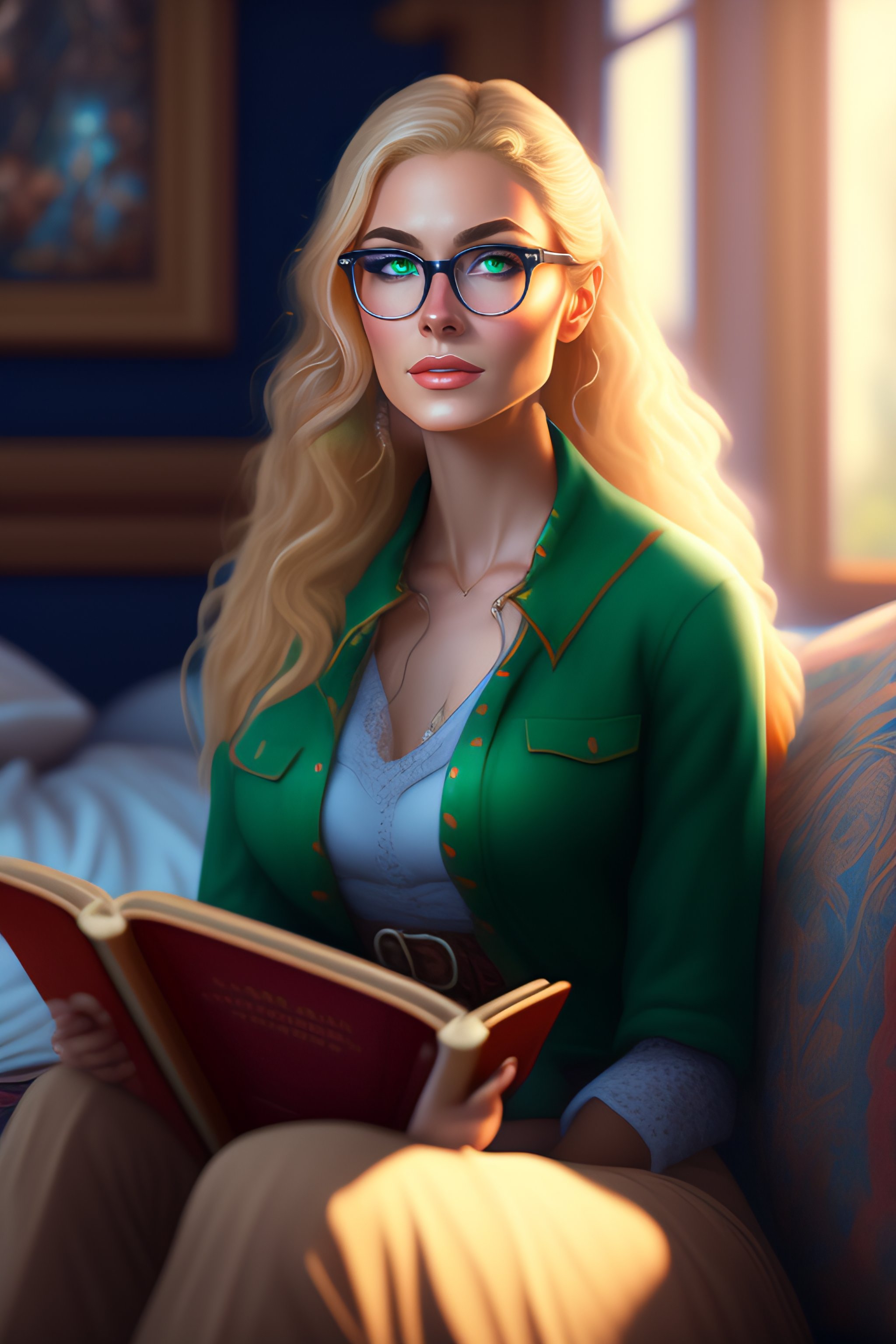 Lexica - An epic fantasy comic book style portrait painting of a woman ...