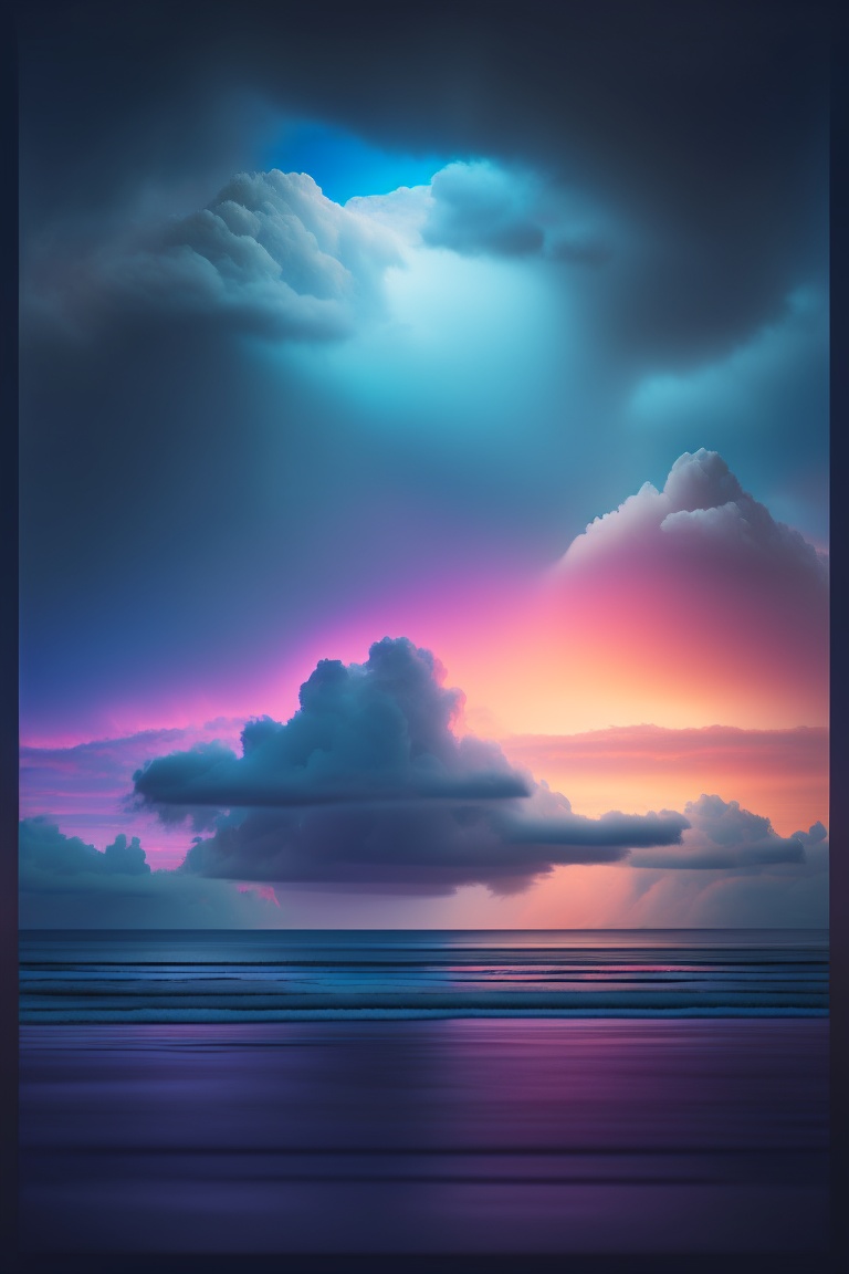 Lexica - Illustration of realistic clouds, epic scene, high exposure ...
