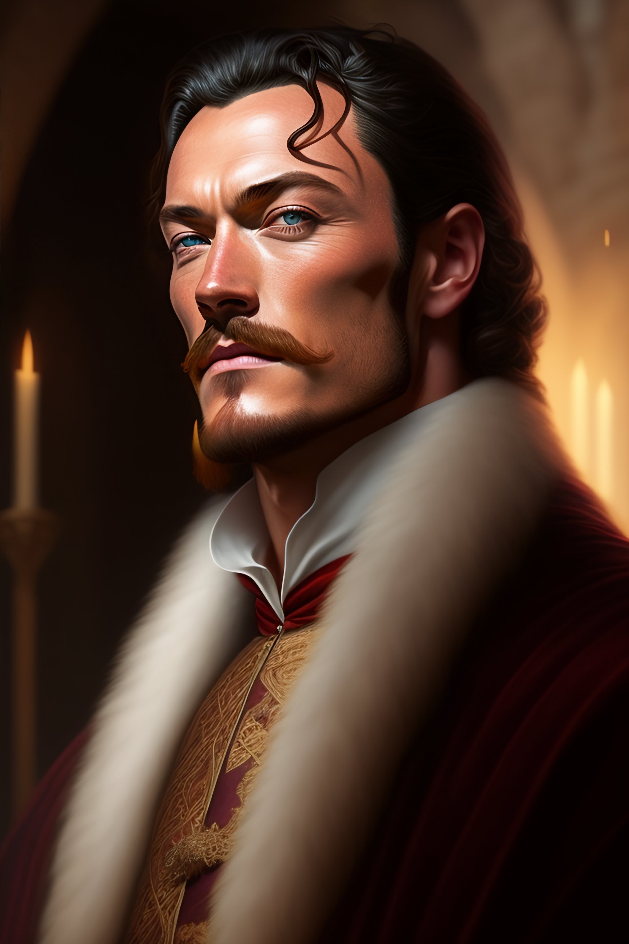 Lexica - Luke evans in medieval style! Pretty face!! concept art, Art ...