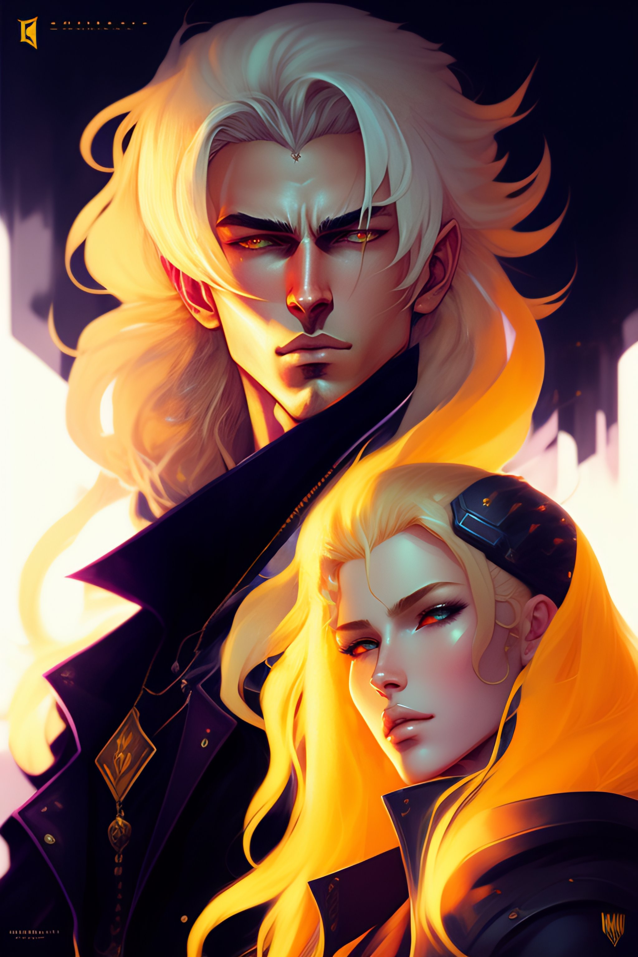 Lexica - Alucard castlevania young blond hair yellow eyes beautiful boy ...