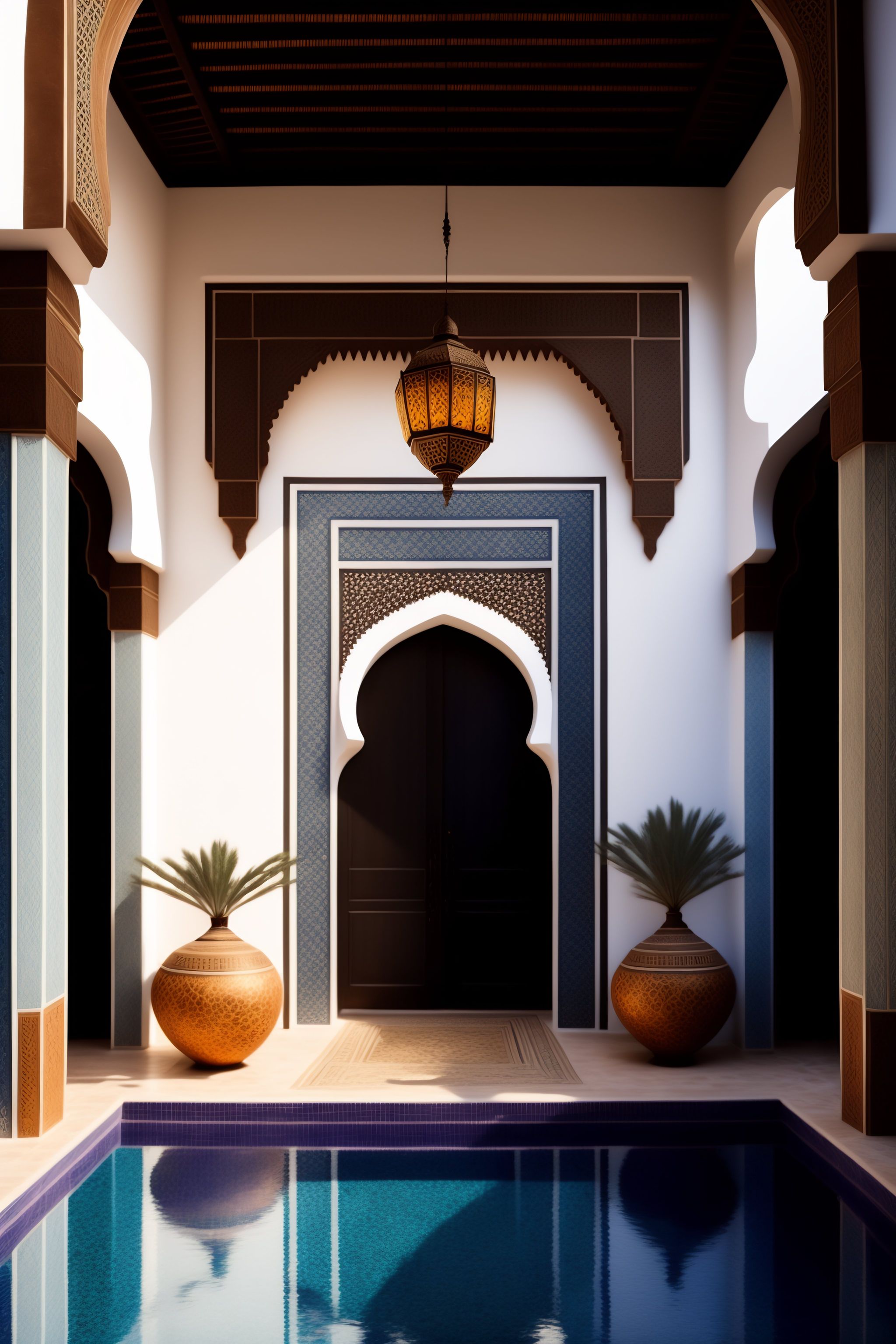 Lexica - Beautiful moroccan riad exterior home
