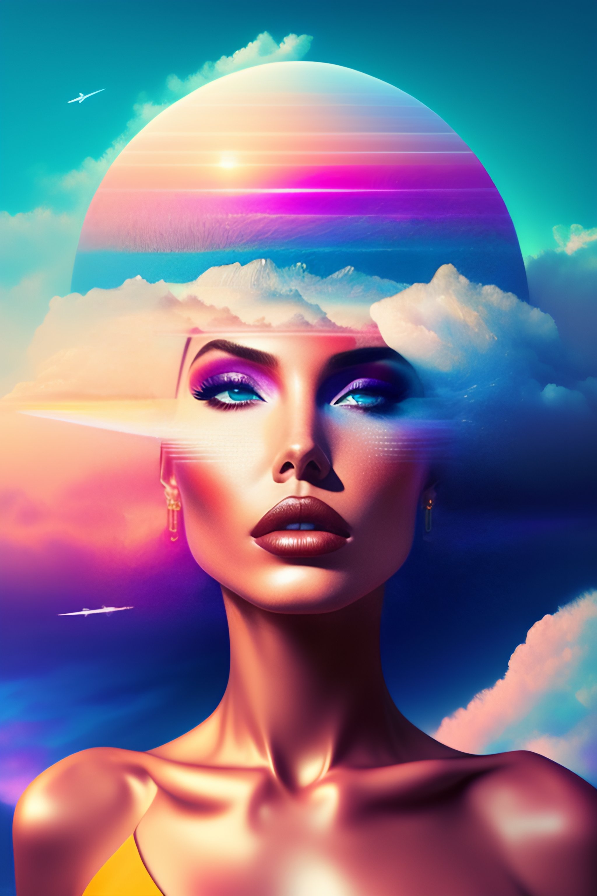 Lexica - Your thoughts become your reality cloud, sky, and sun in the ...